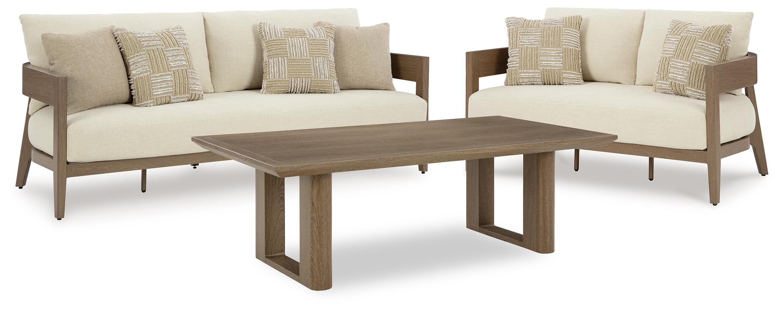 Click here for Serene Bay Outdoor Sofa and Loveseat with Coffee T... prices