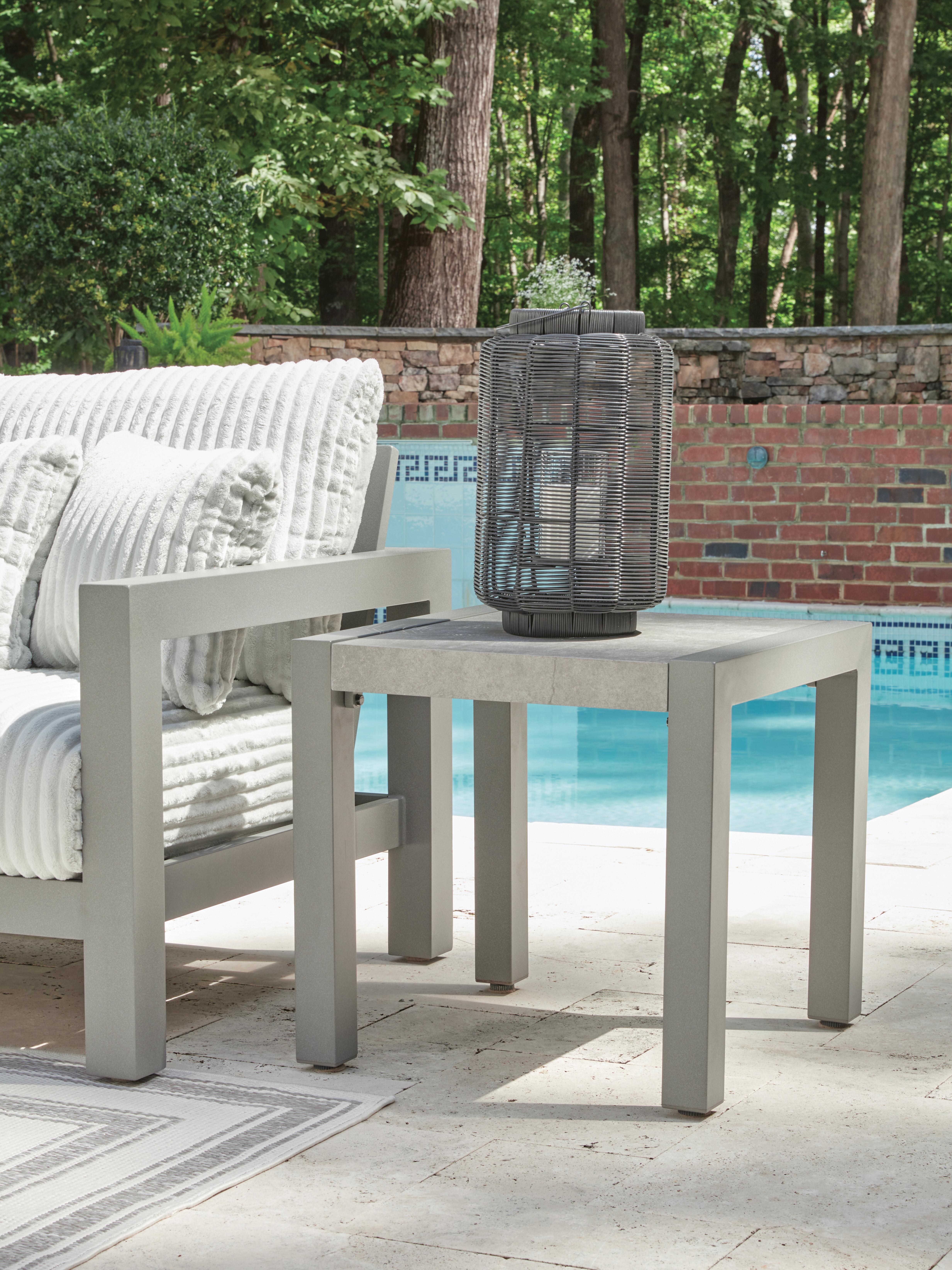 Click here for Moonlight View Outdoor End Table  Gray prices