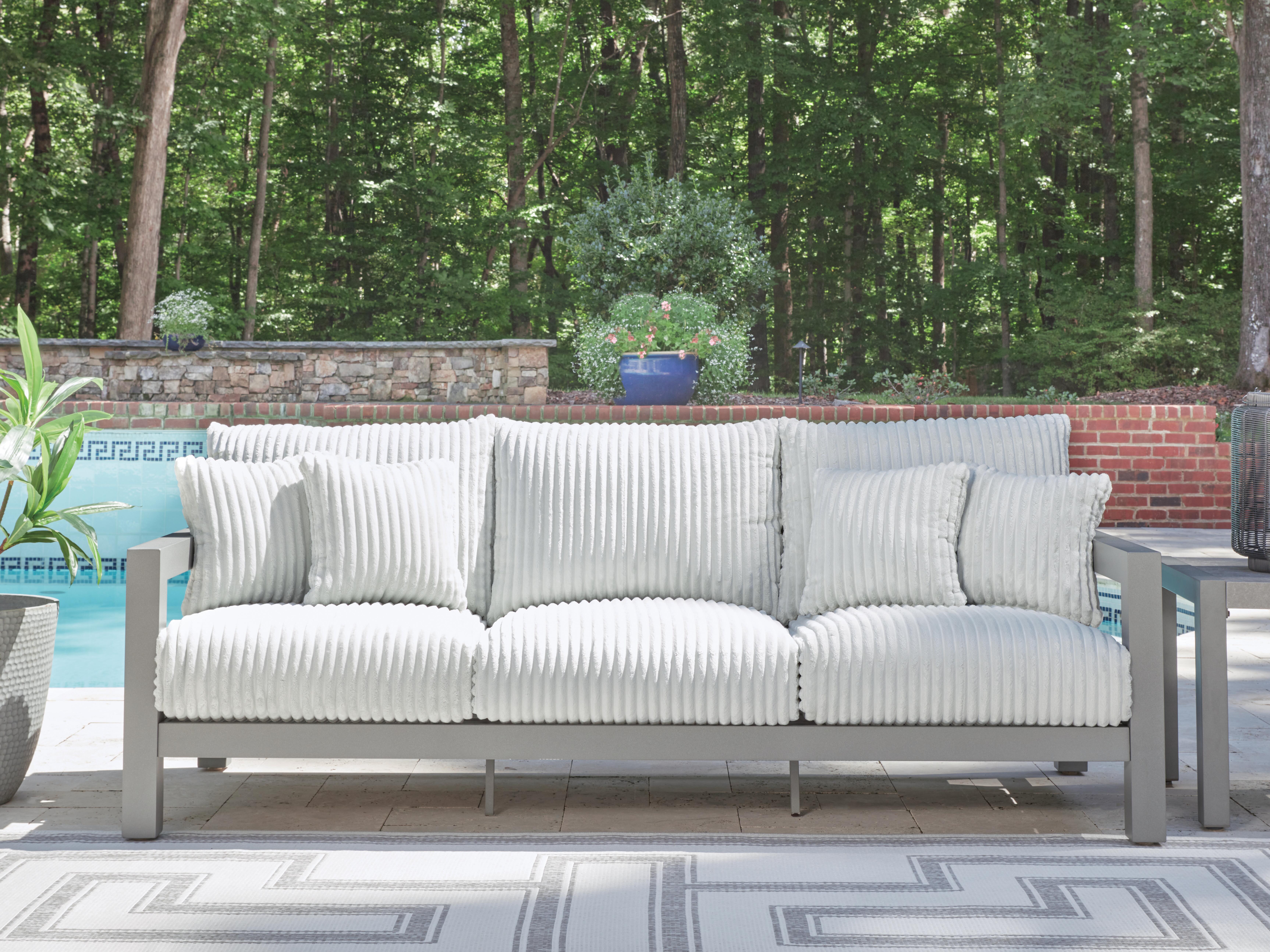 Click here for Moonlight View Outdoor Sofa with Cushion  Gray prices