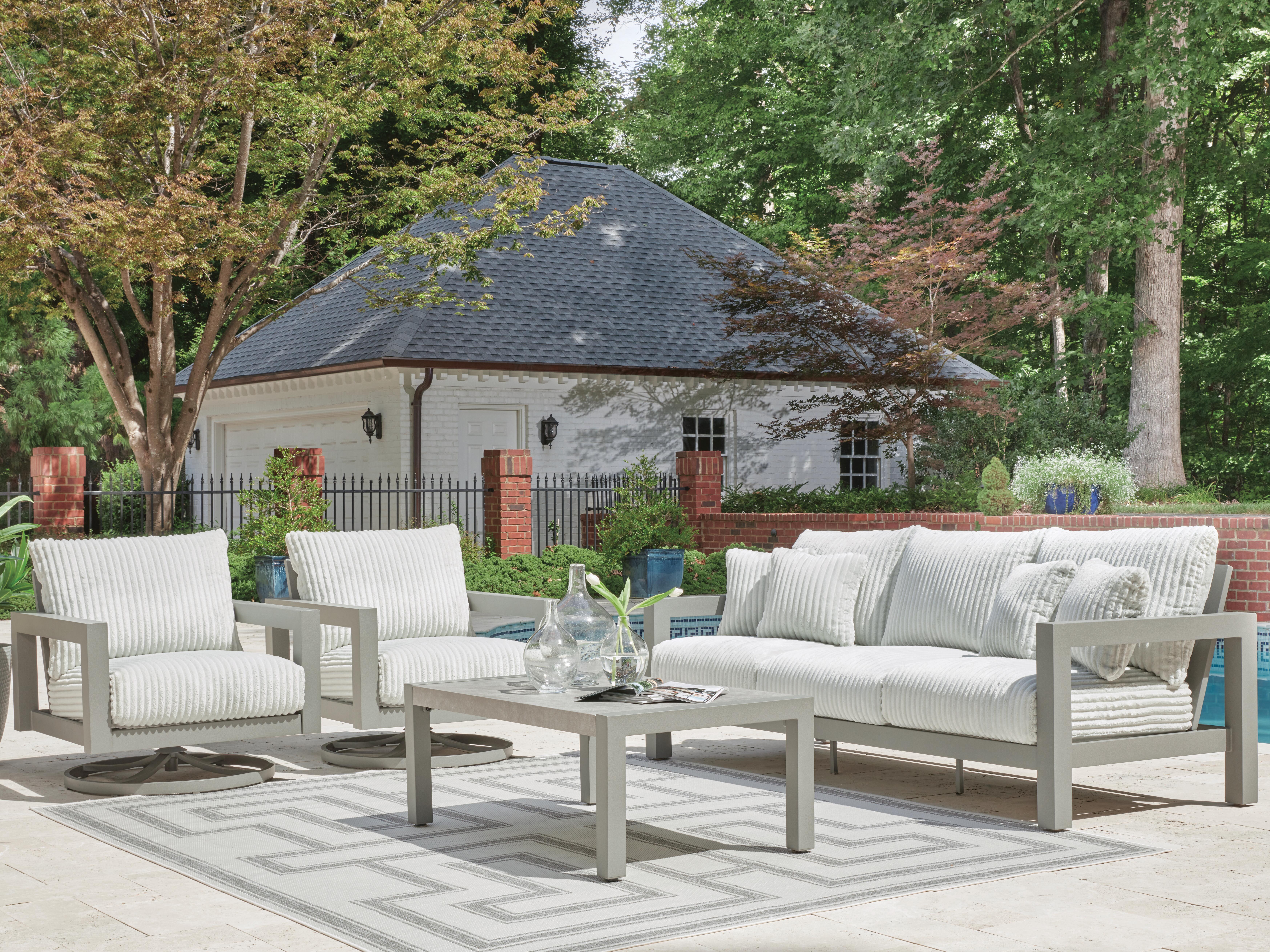 Click here for Moonlight View Outdoor Sofa and 2 Chairs with Coff... prices