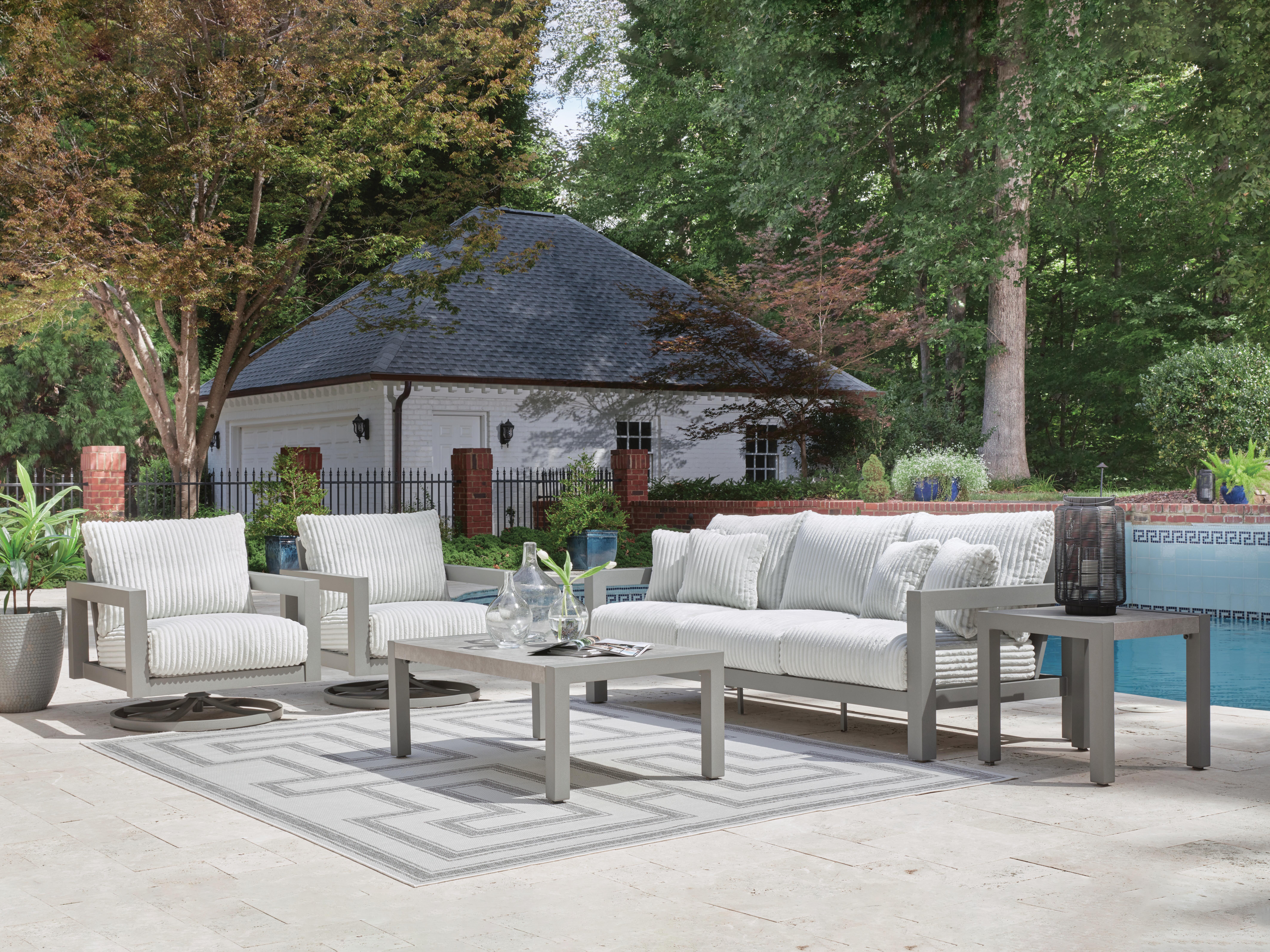 Click here for Moonlight View Outdoor Sofa with 2 Lounge Chairs... prices