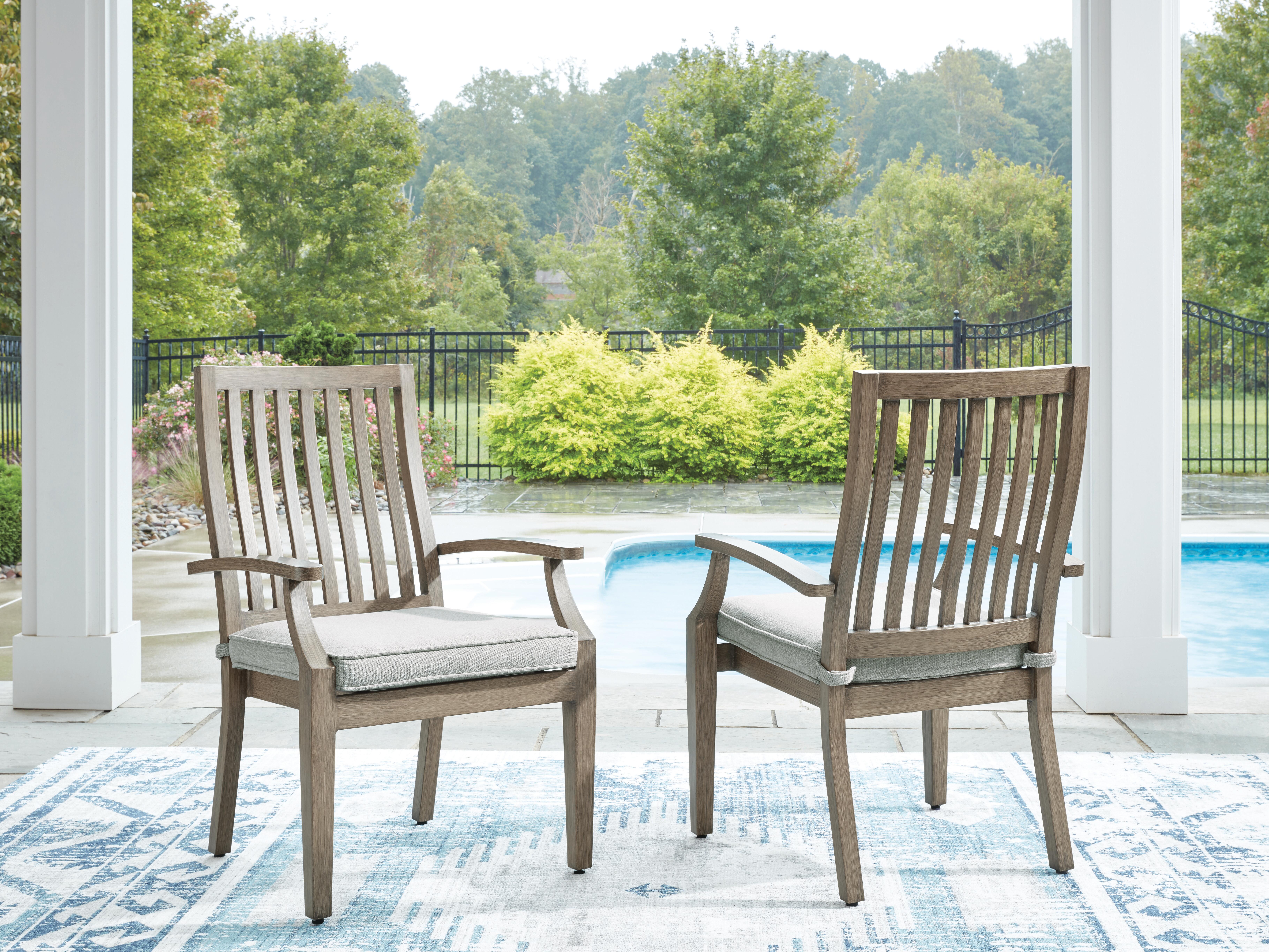 Click here for Rainier Ranch Outdoor Arm Chair with Cushion (Set... prices