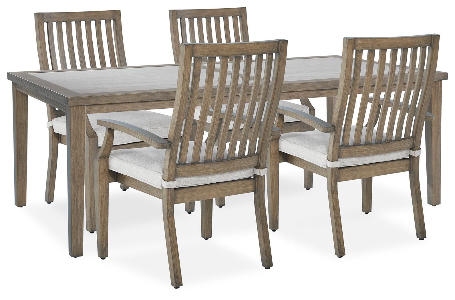Click here for Rainier Ranch Outdoor Dining Table and 4 Chairs  B... prices