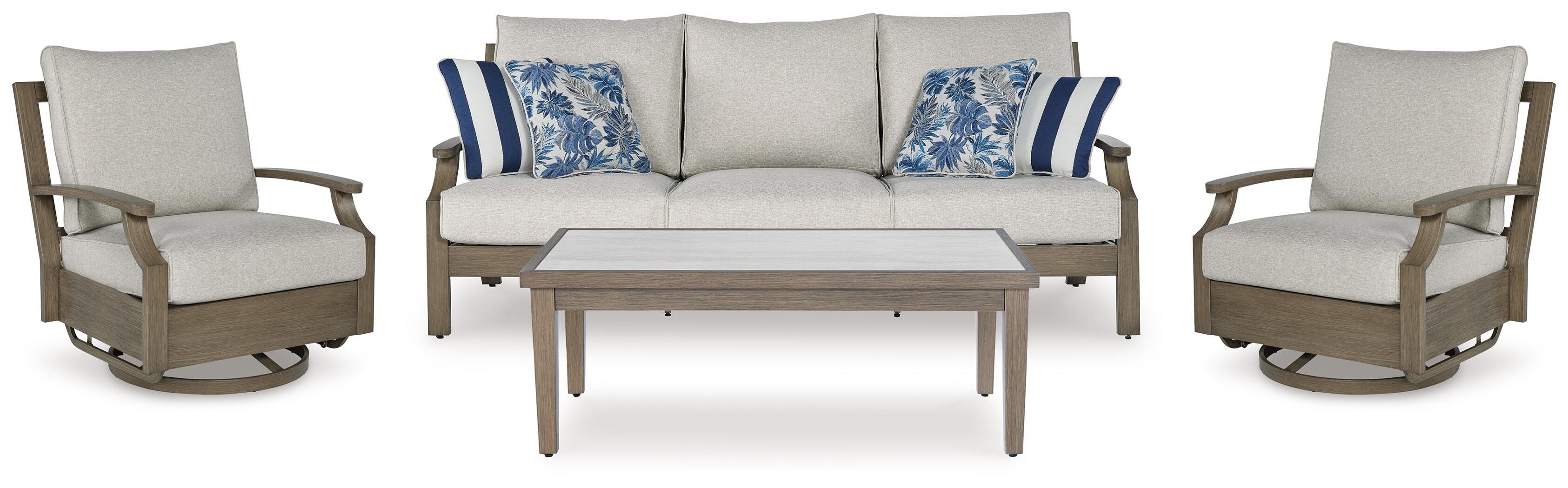 Click here for Rainier Ranch Outdoor Sofa and 2 Chairs with Coffe... prices