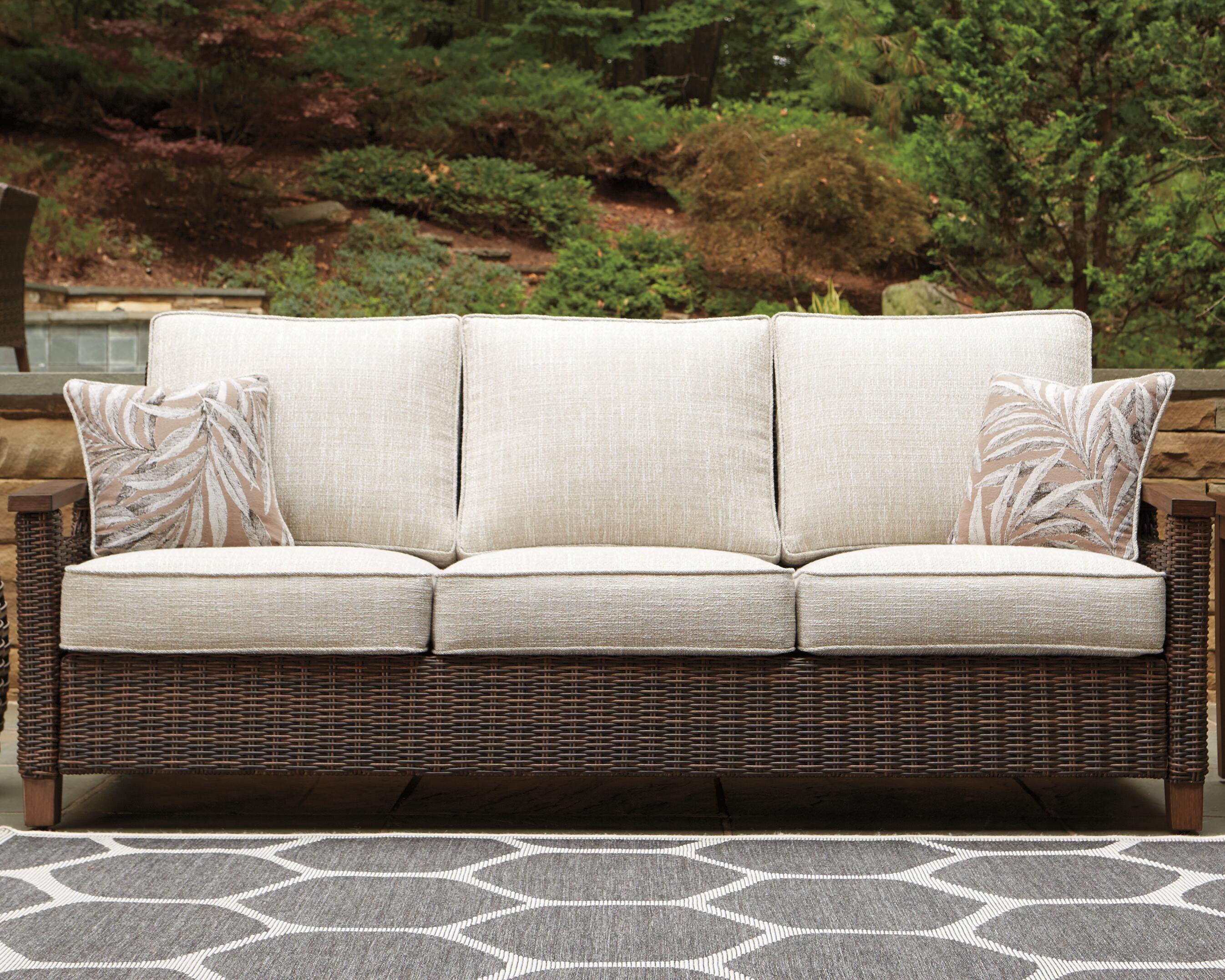 Click here for Paradise Trail Outdoor Sofa  Medium Brown prices