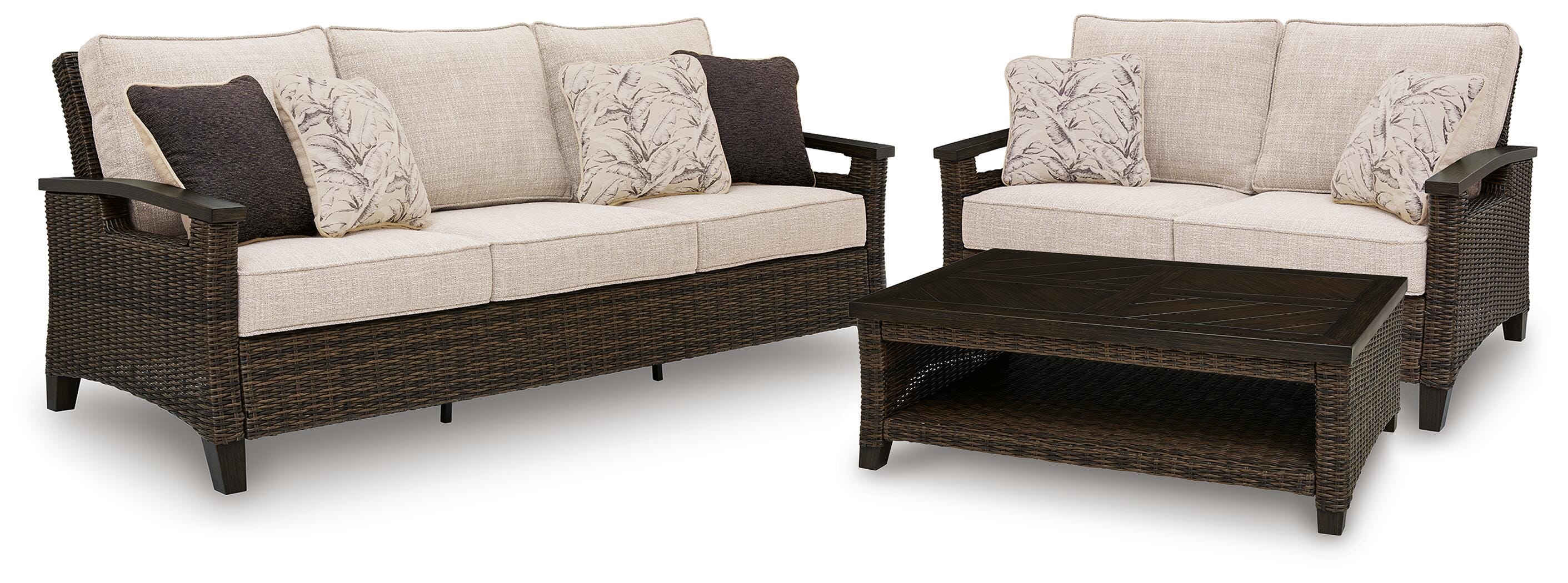 Click here for Drakes Beach Outdoor Sofa and Loveseat with Coffee... prices