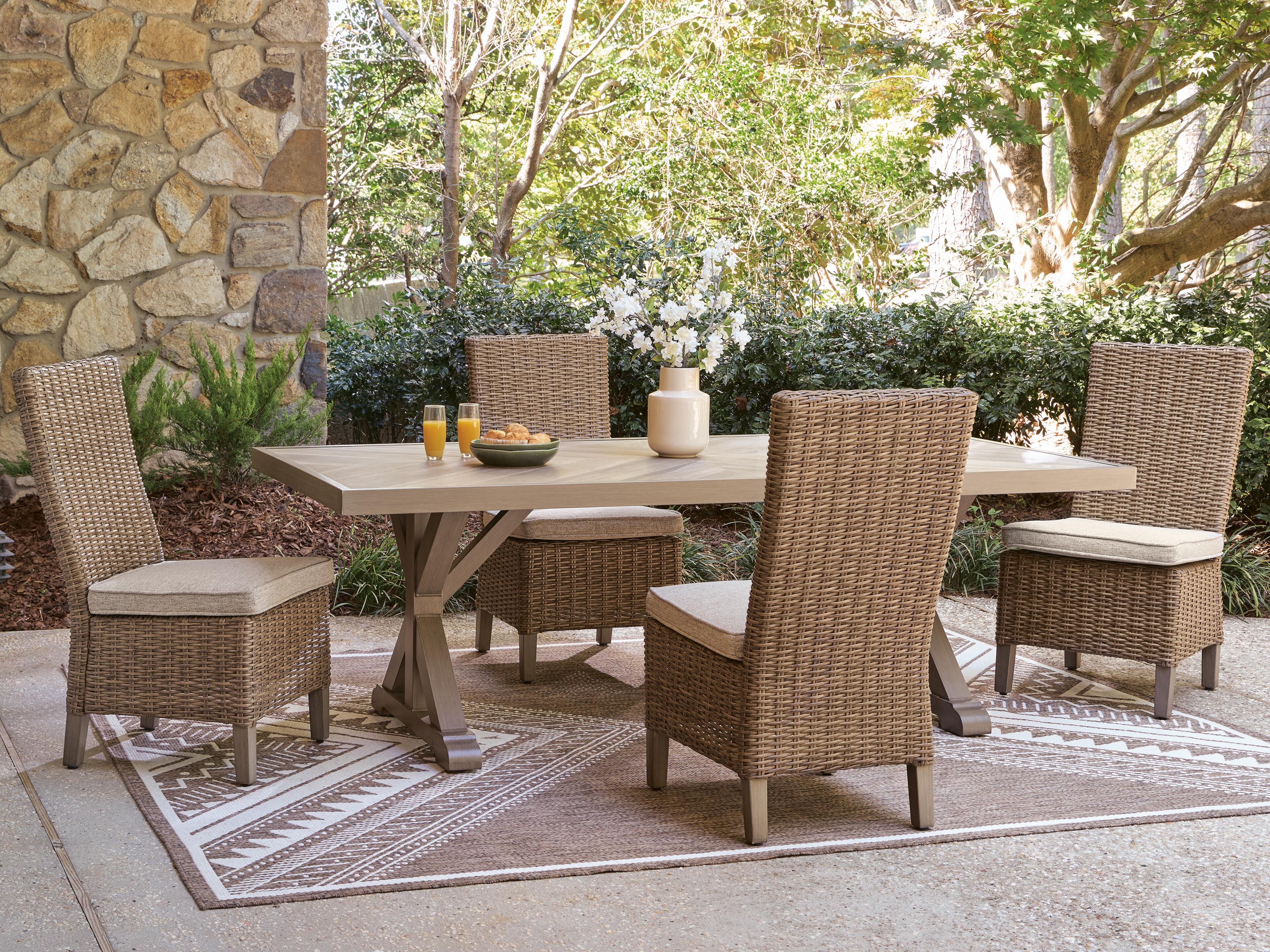 Click here for Revare Beach Outdoor Dining Table and 4 Chairs  Be... prices