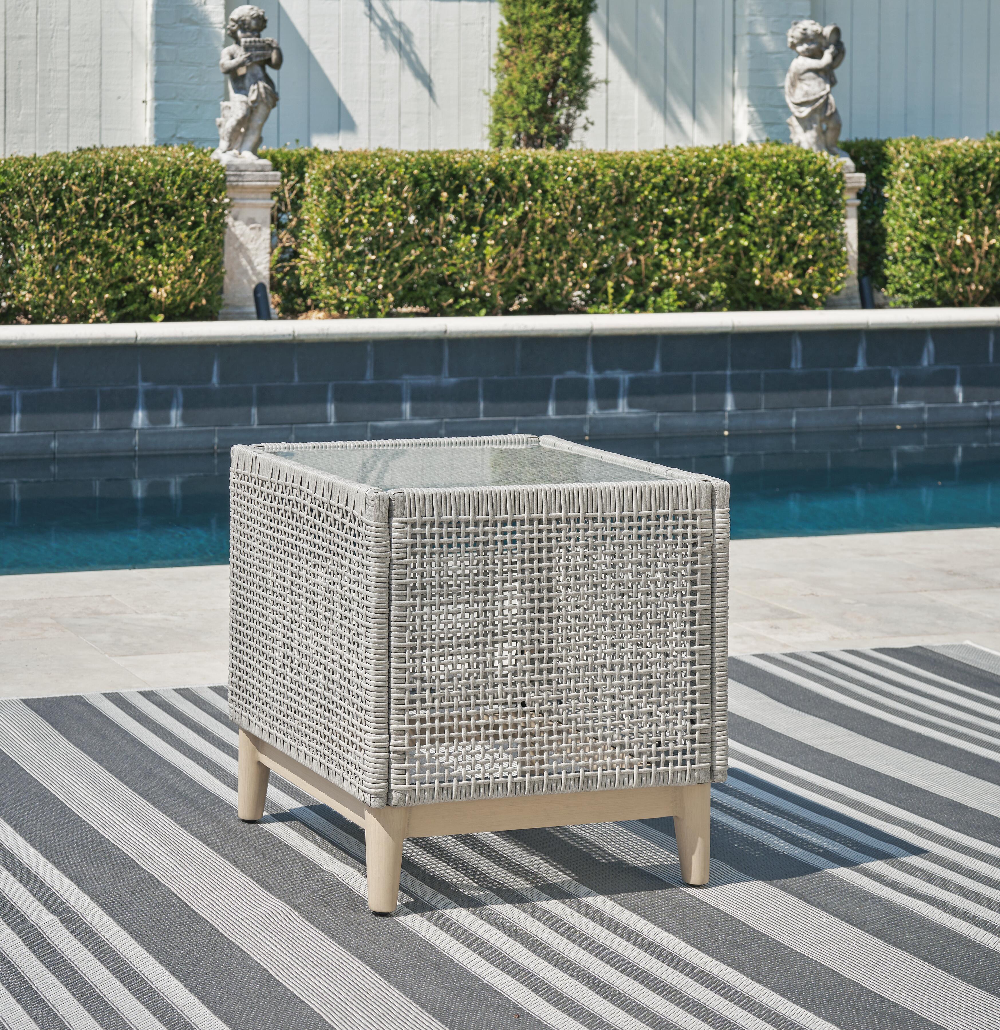 Click here for Seton Creek Outdoor End Table  Gray prices