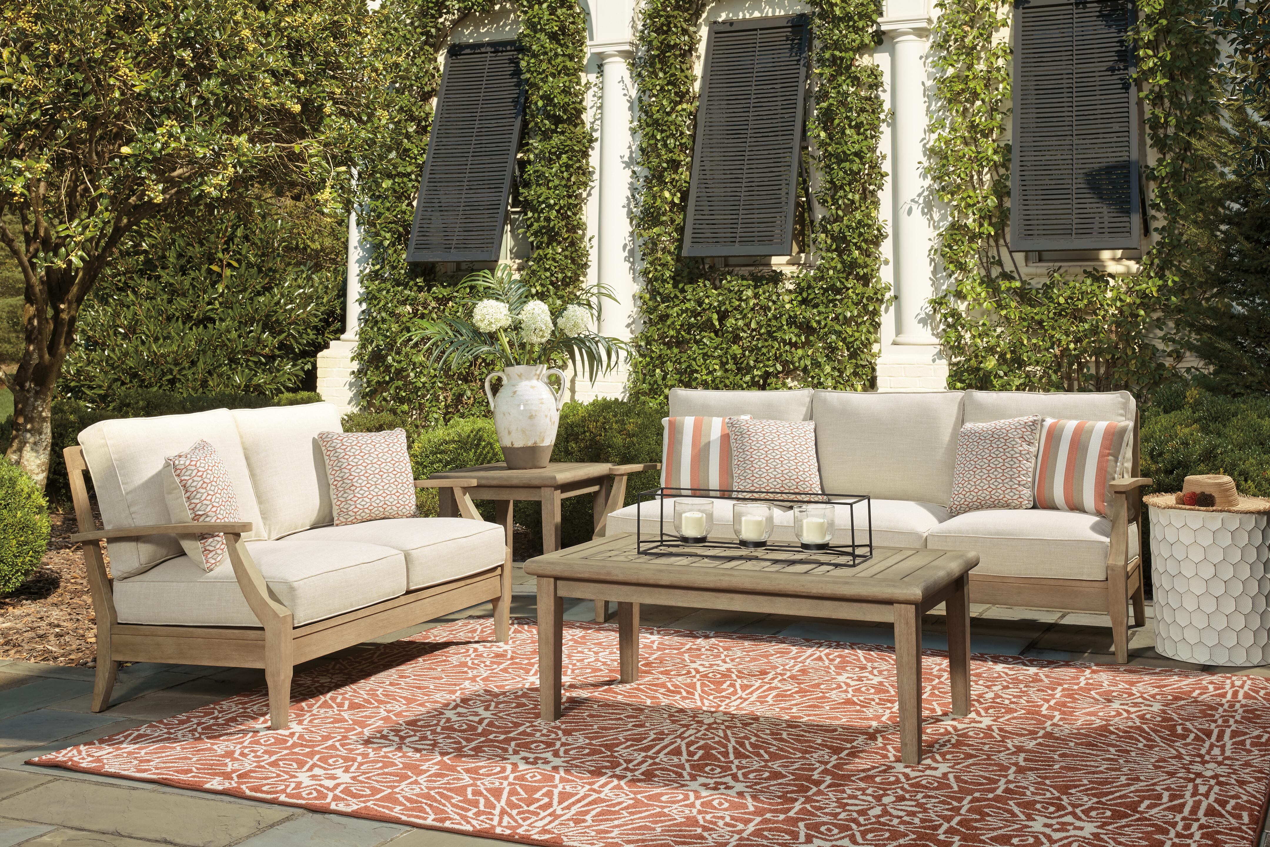 Click here for Clare View Outdoor Sofa and Loveseat with Coffee T... prices