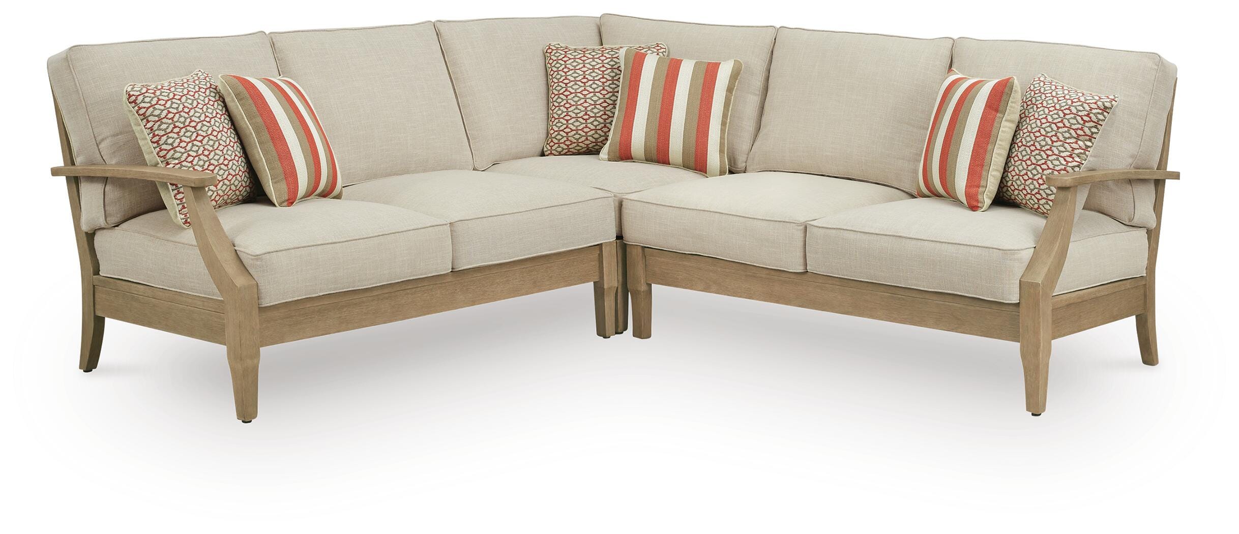Click here for Clare View 3-Piece Outdoor Sectional  Beige prices