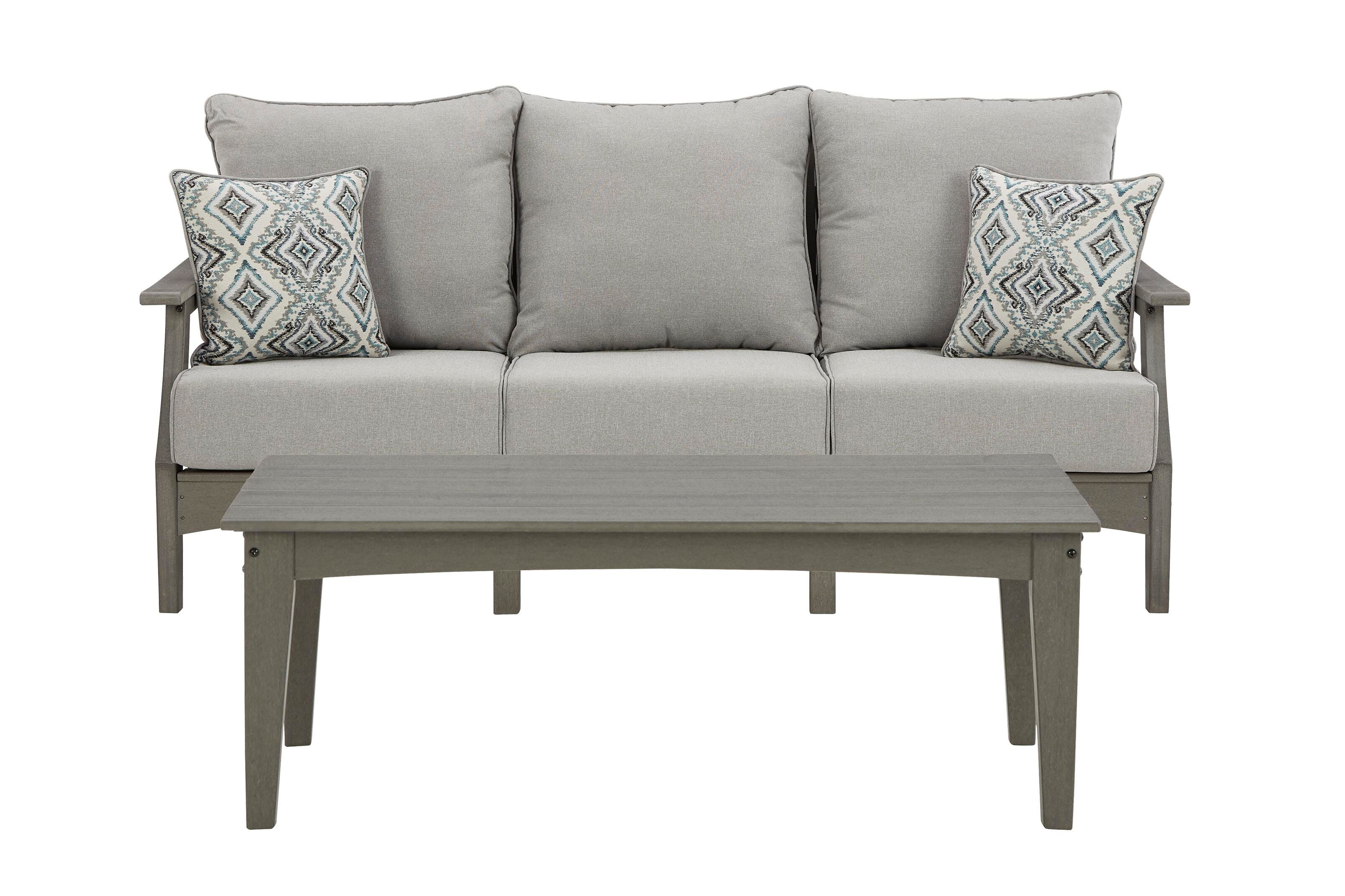 Click here for Visola Outdoor Sofa with Coffee Table  Gray prices