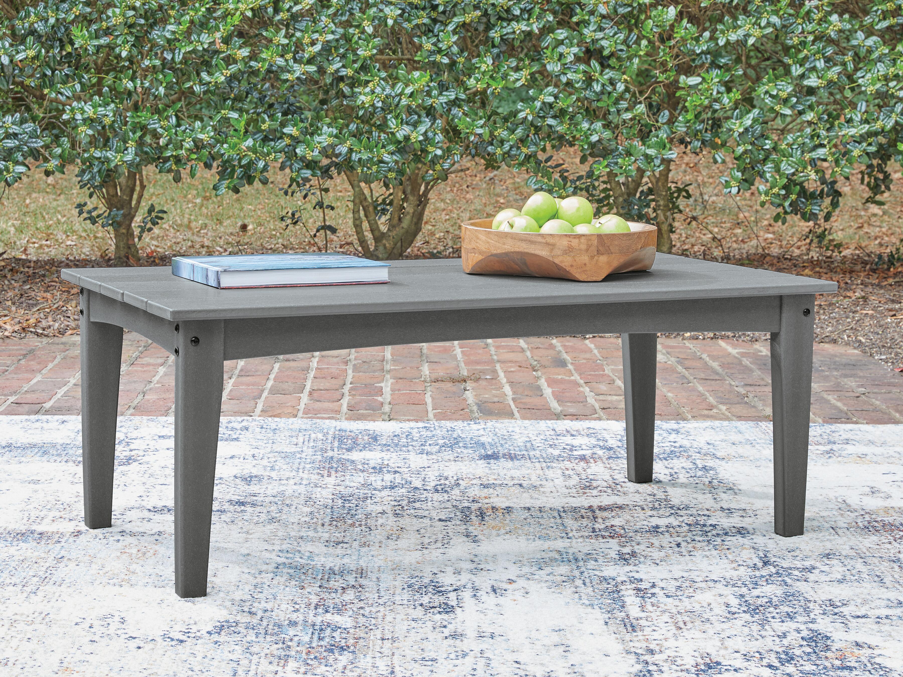 Click here for Lone View Bay Outdoor Coffee Table  Gray prices