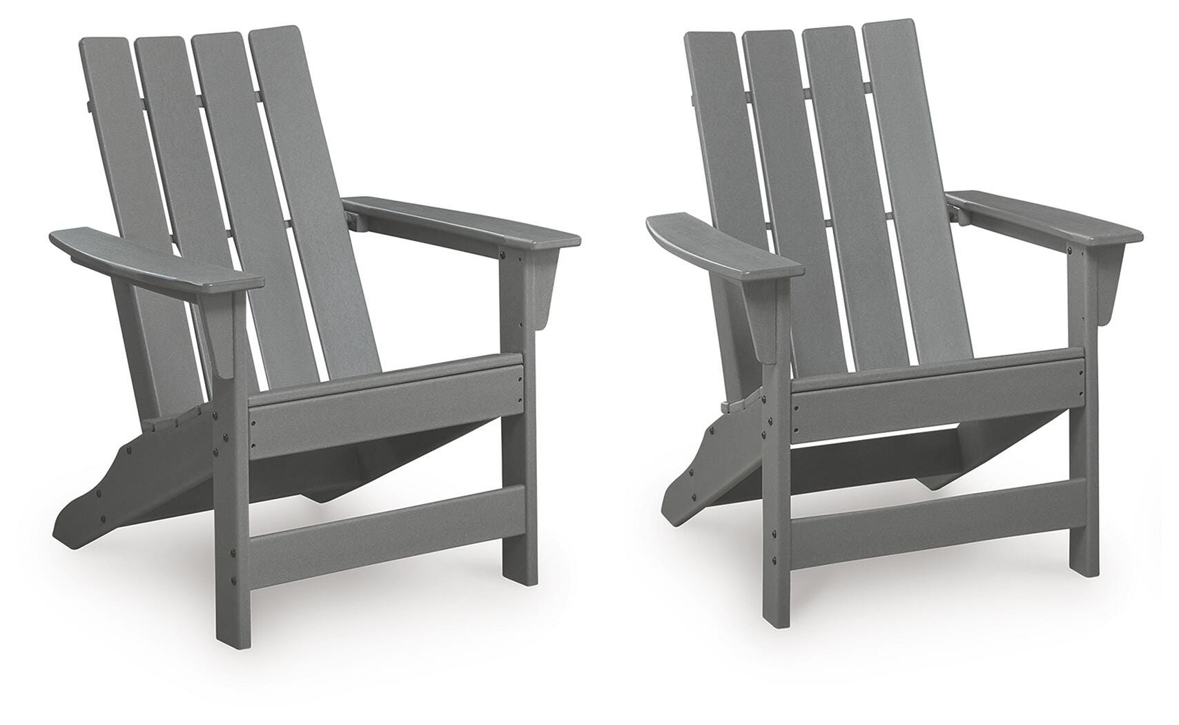 Click here for Lone View Bay 2 Adirondack Chairs  Gray prices