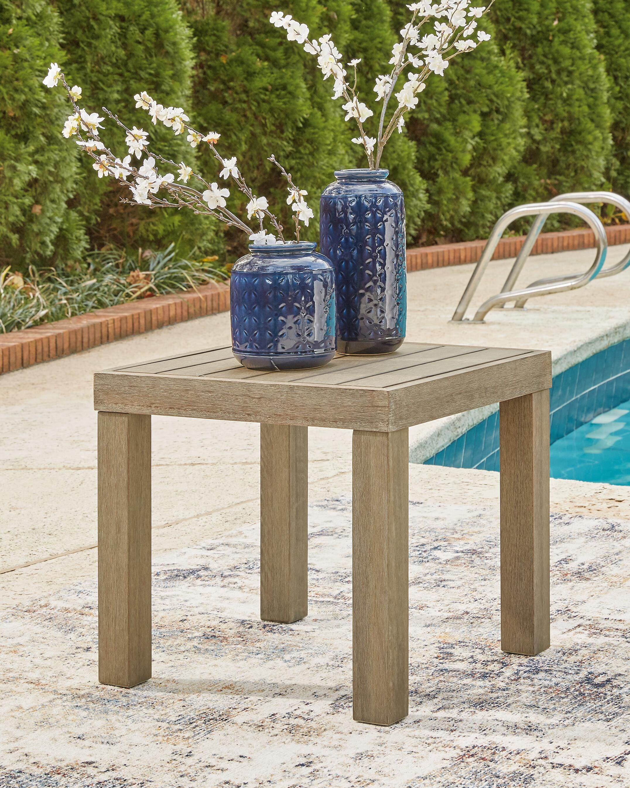 Click here for Silo Point Outdoor End Table  Brown prices