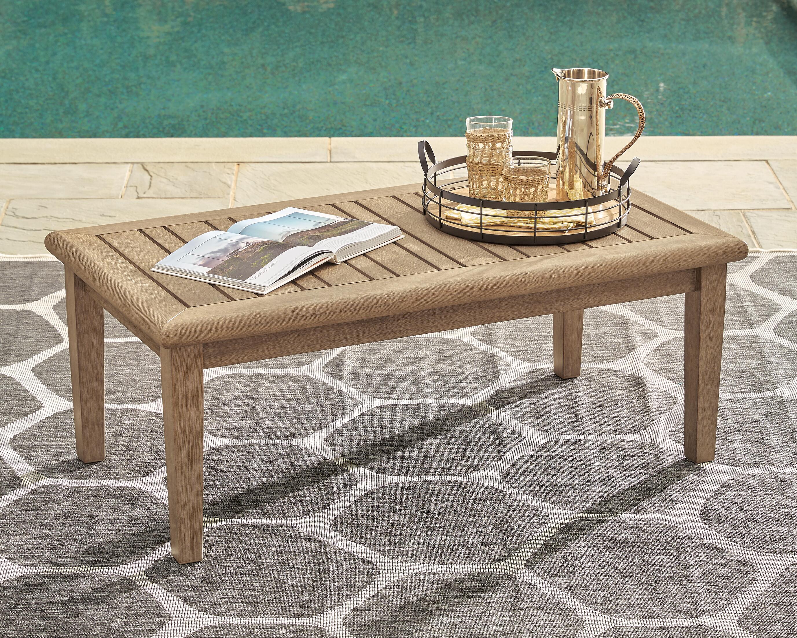 Click here for Gerianne Outdoor Coffee Table   Grayish Brown prices