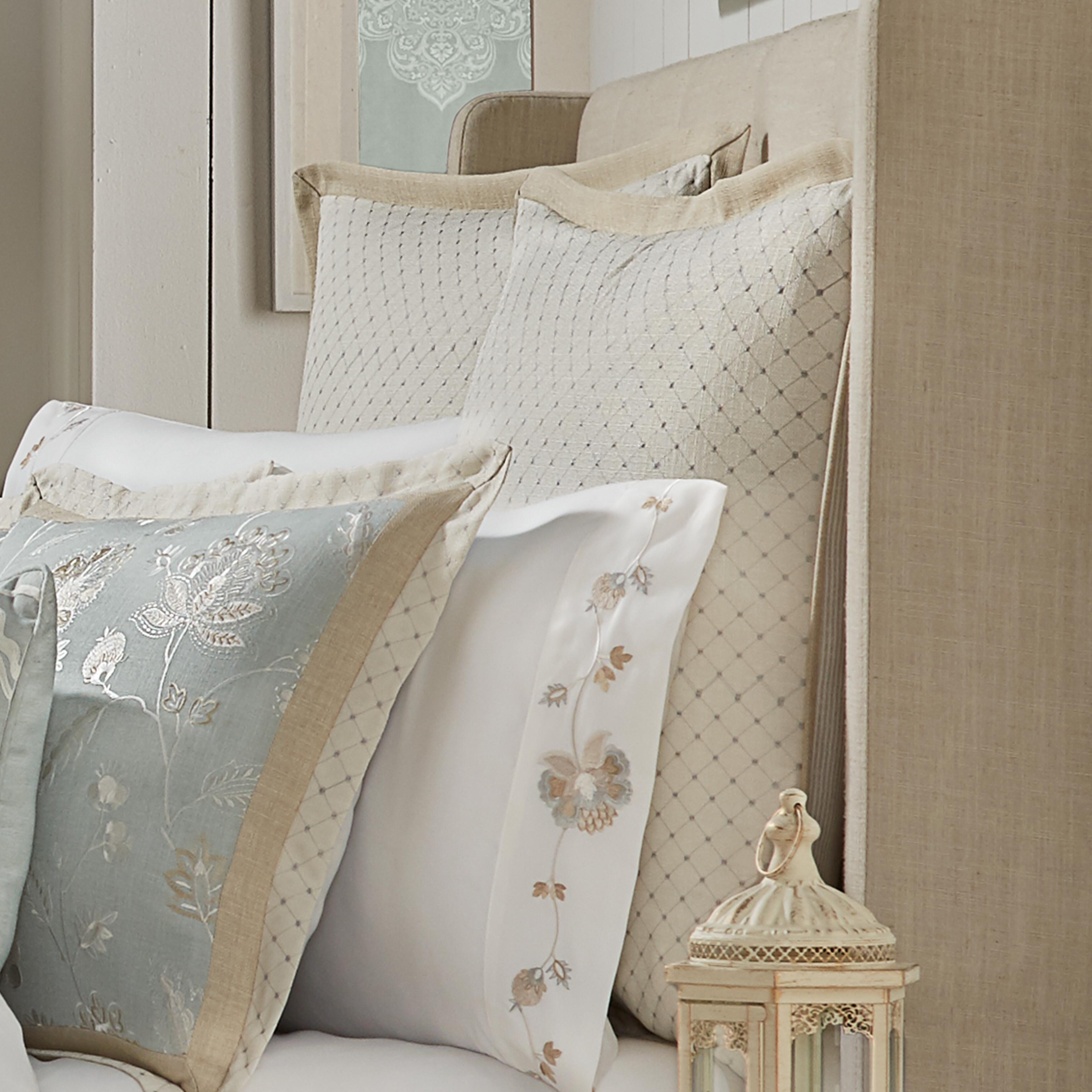 Click here for J. Queen New York Garden View Euro Sham  Ivory prices