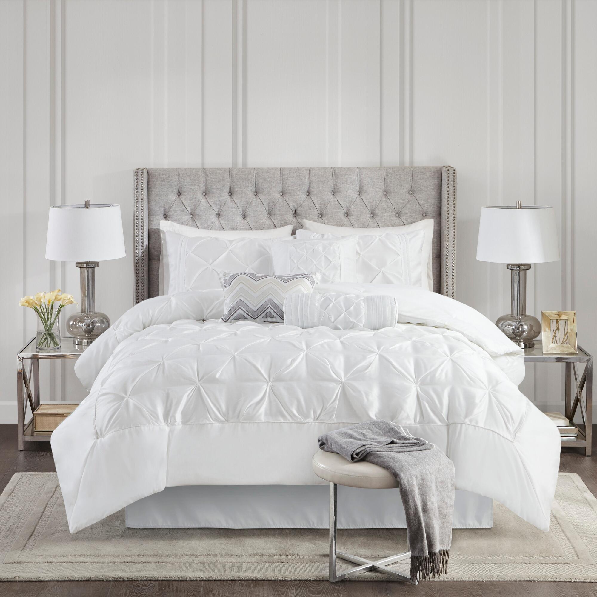 Click here for Piedmont 7 Piece Tufted King Comforter Set  White prices