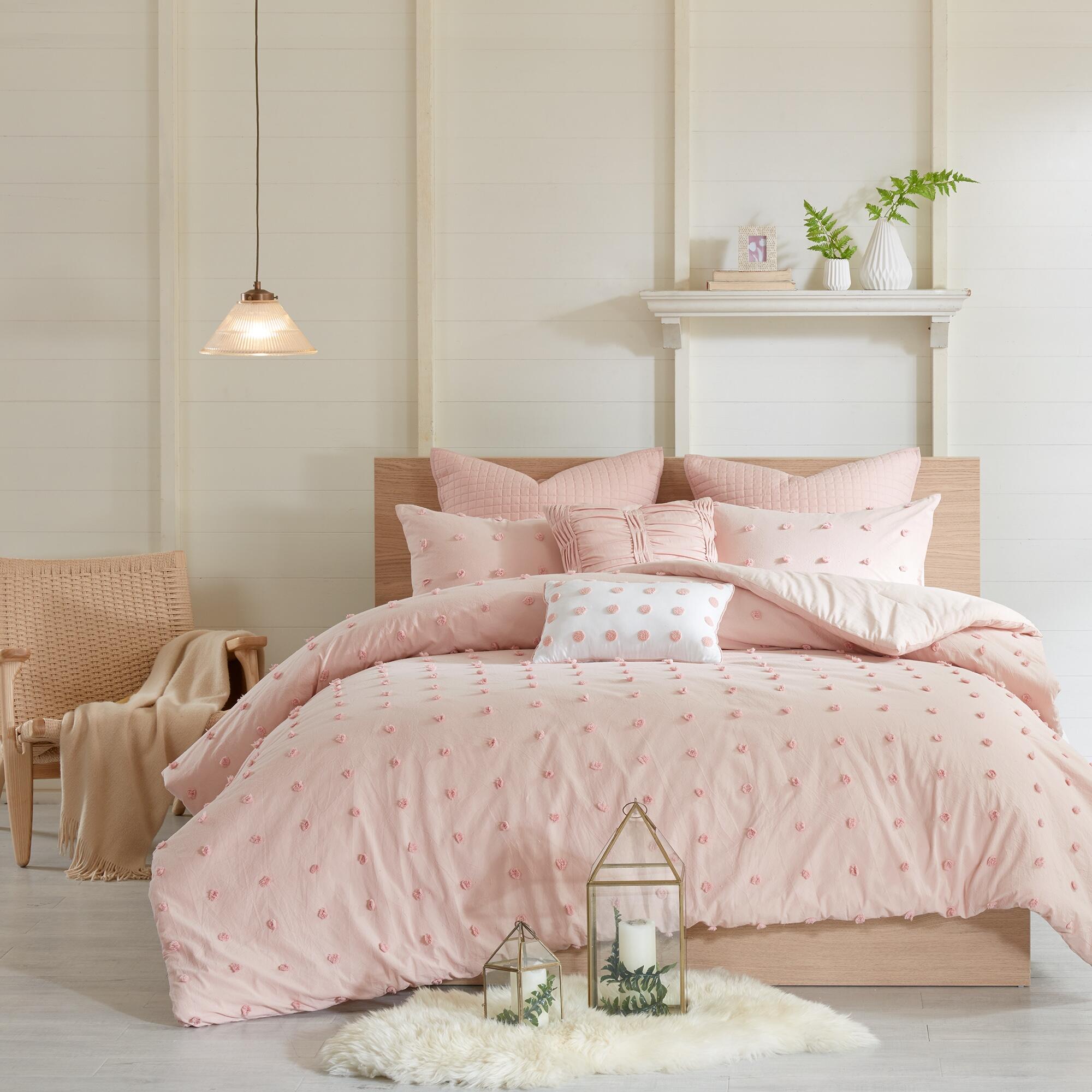 Click here for Kay Full/Queen Comforter Set  Pink prices