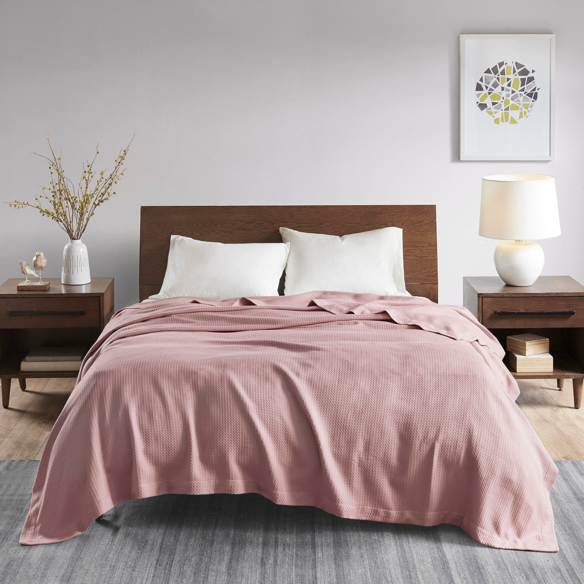 Click here for Egyptian Cotton King Blanket  Rose prices
