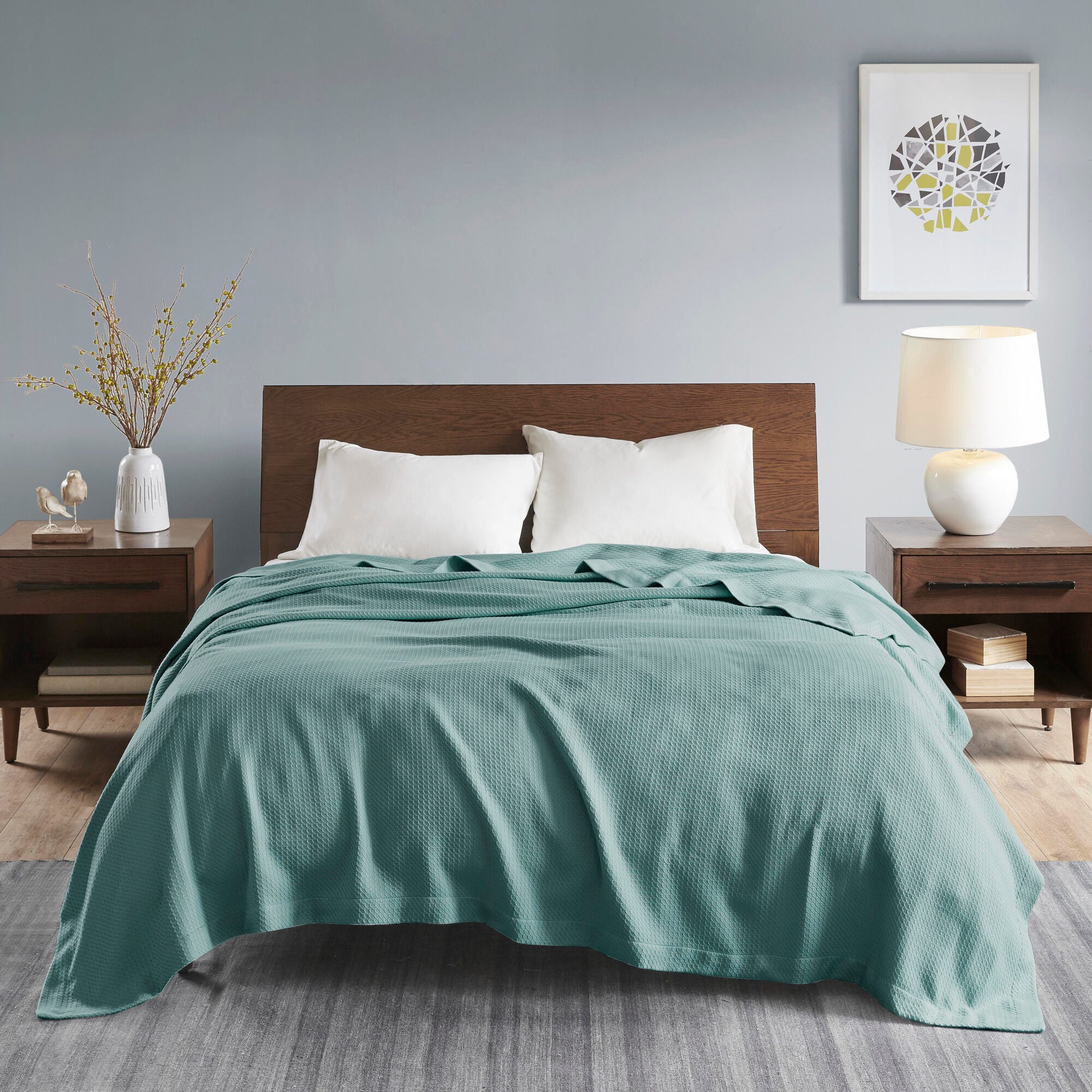 Click here for Egyptian Cotton Full/Queen Blanket  Teal prices