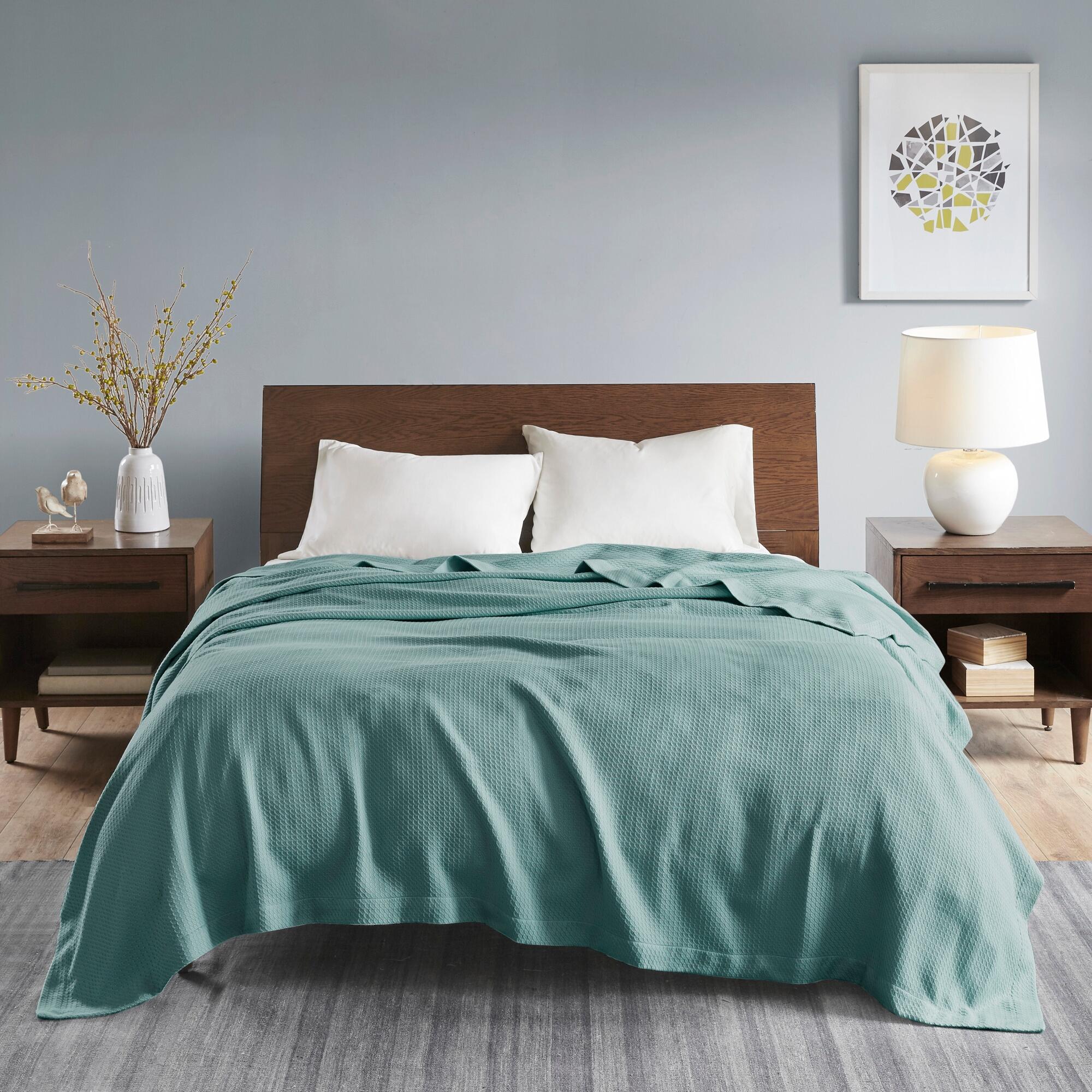 Click here for Egyptian Cotton King Blanket  Teal prices