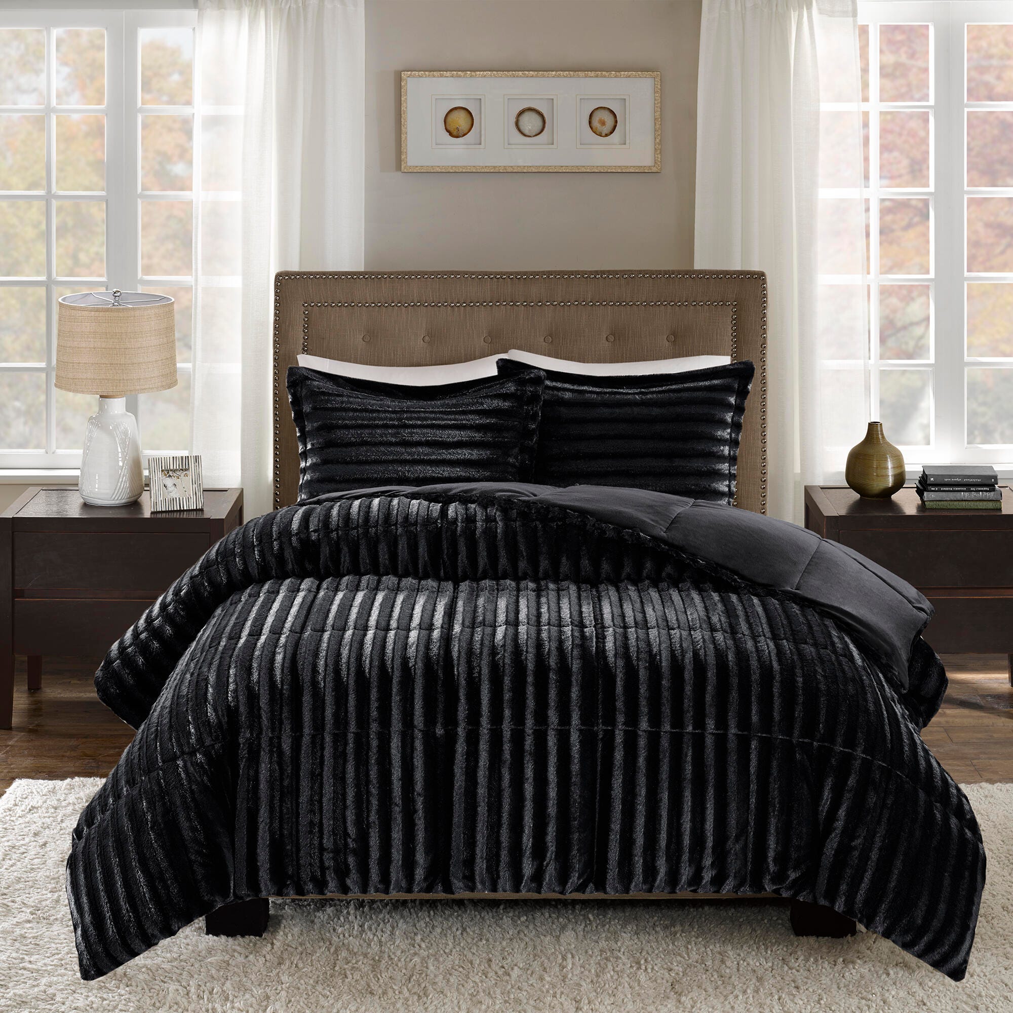 Click here for York Faux Fur King/California King Comforter Mini... prices