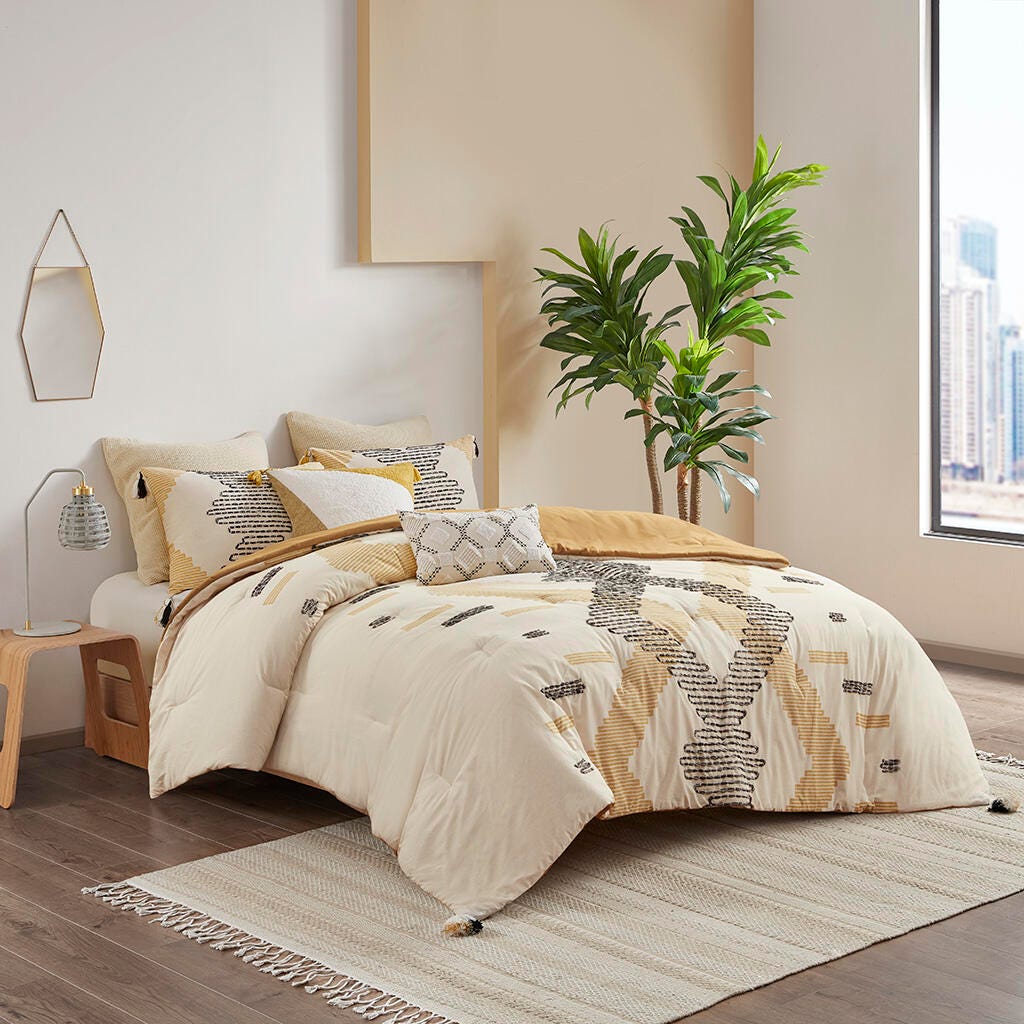 Click here for Arizona Full/Queen 3 Piece Comforter Set  Yellow prices