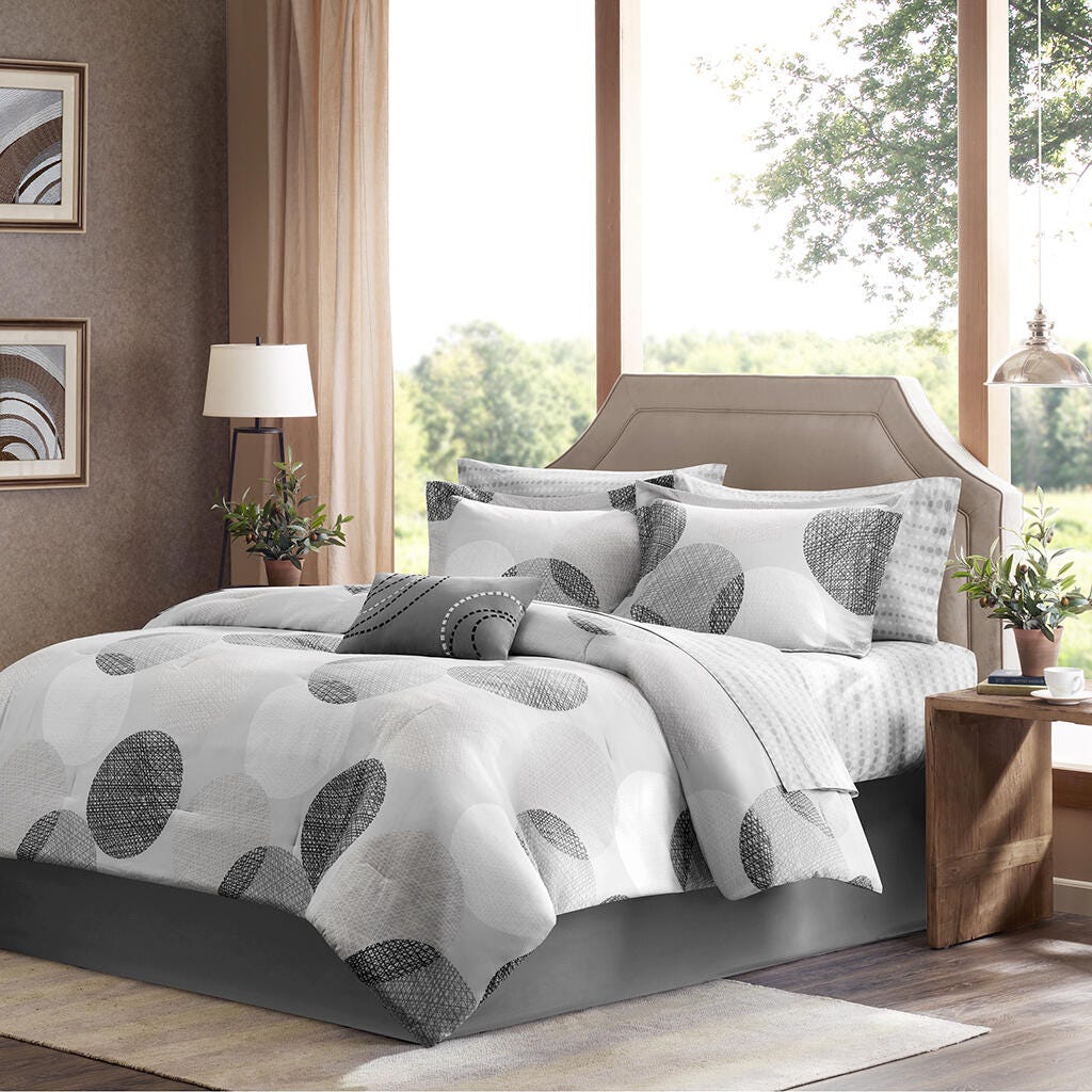 Click here for Knowles Full 9 Piece Comforter Set with Bed Sheets... prices
