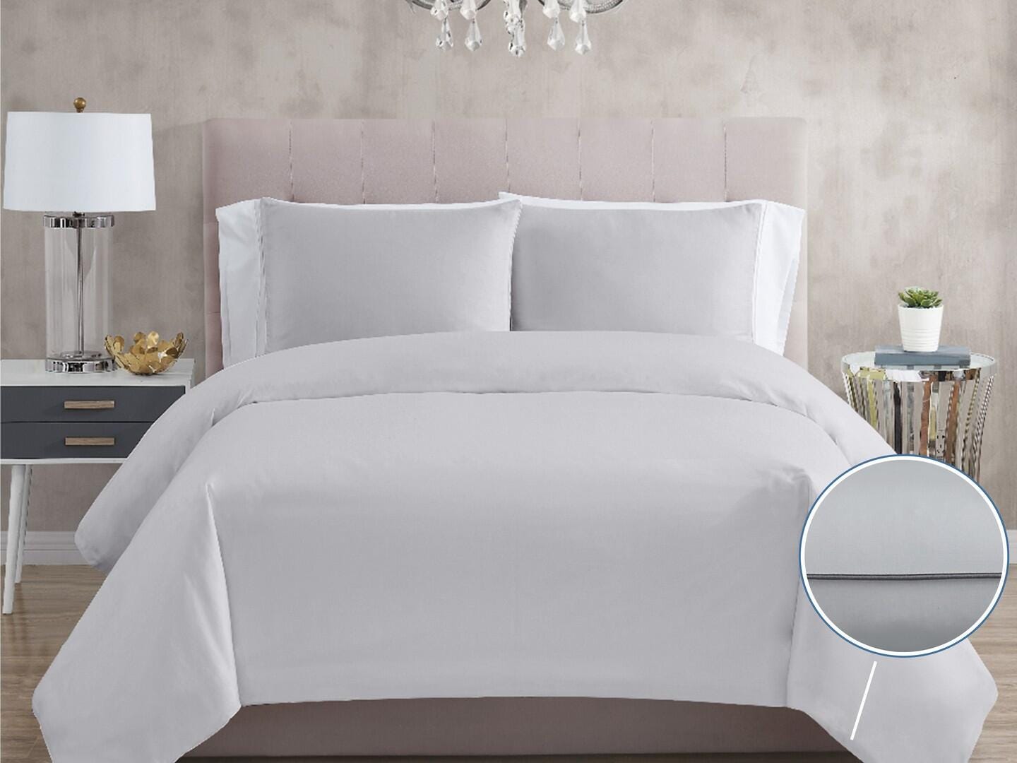 Click here for Christian Siriano NY 2 Piece Twin Duvet Set  Gray prices