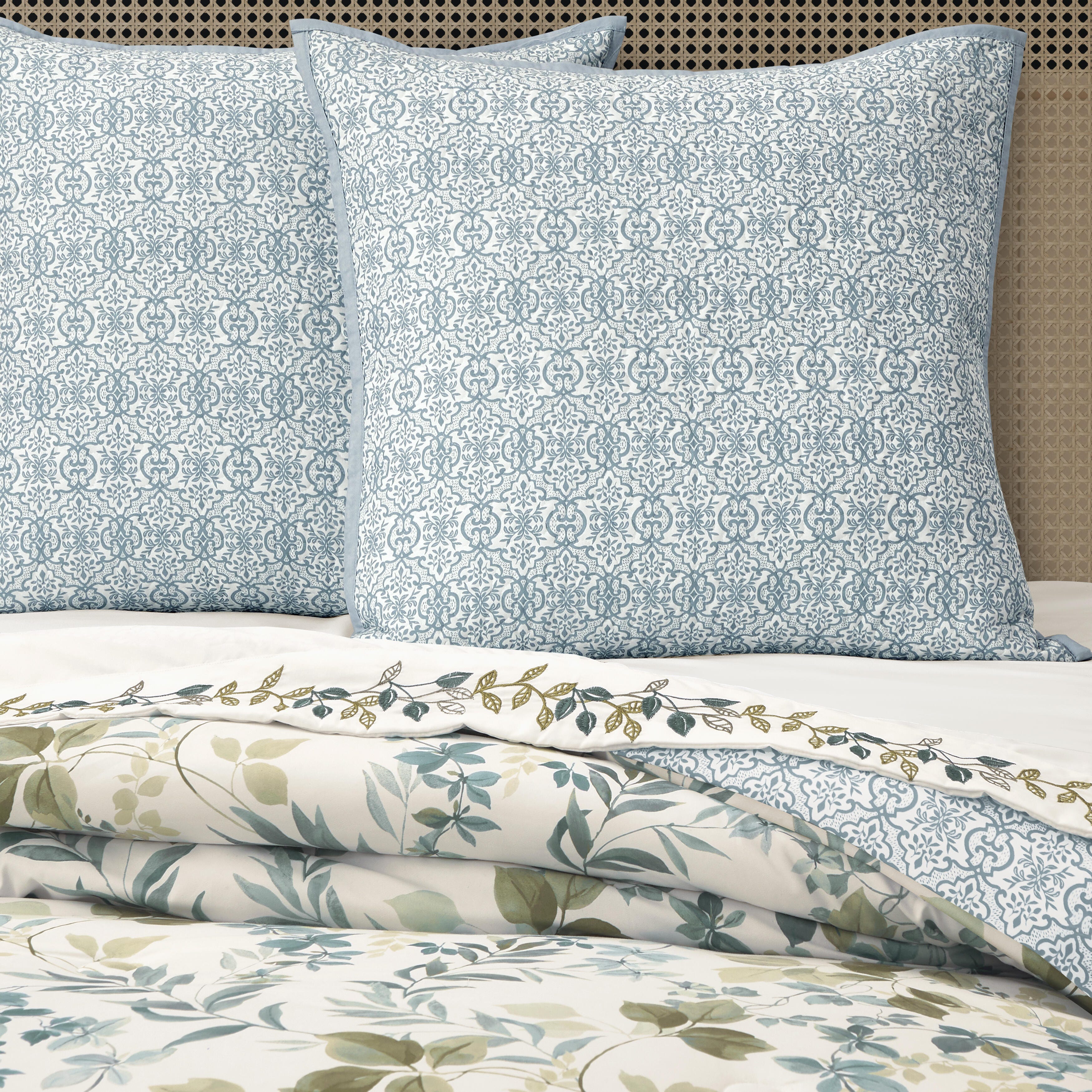 Click here for Royal Court Evergreen Euro Sham  Blue prices