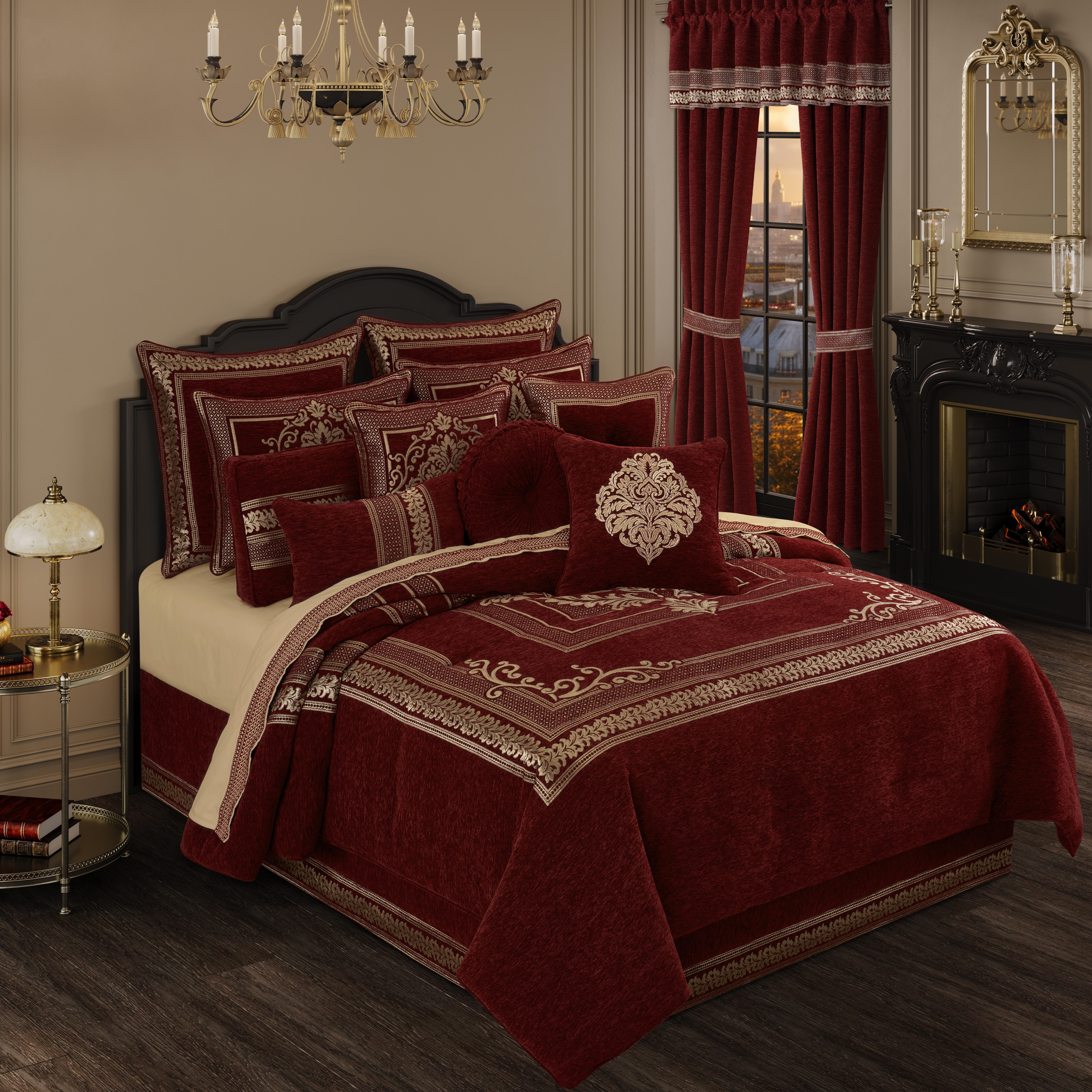 Click here for J. Queen New York Laurenza King 4 Piece Comforter... prices