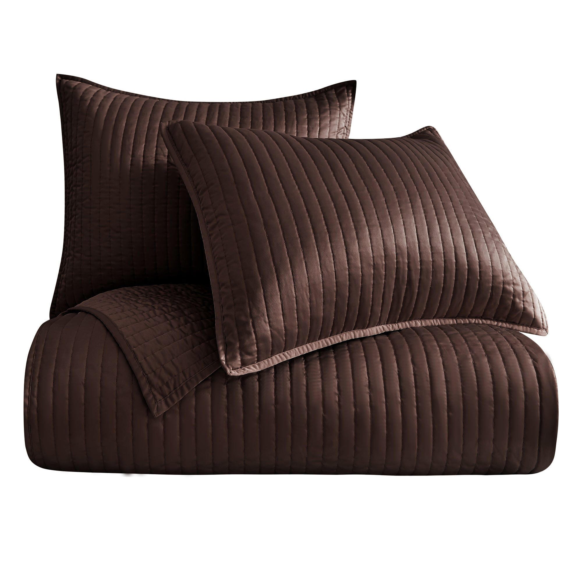 Click here for Indigo Hill Satin Channel 3-Piece Full/Queen Quilt... prices