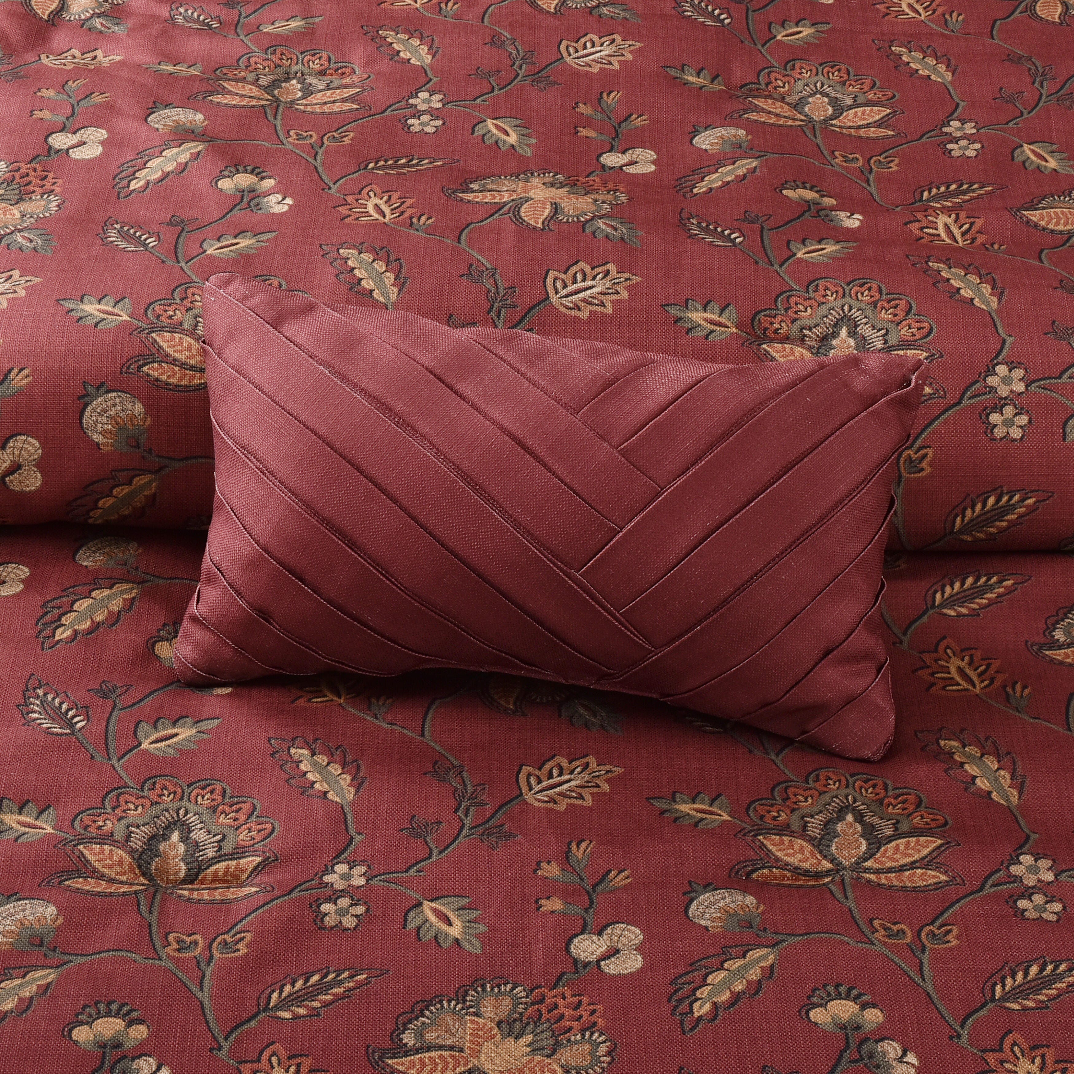 Click here for Royal Court Bari Throw Pillow  Red prices