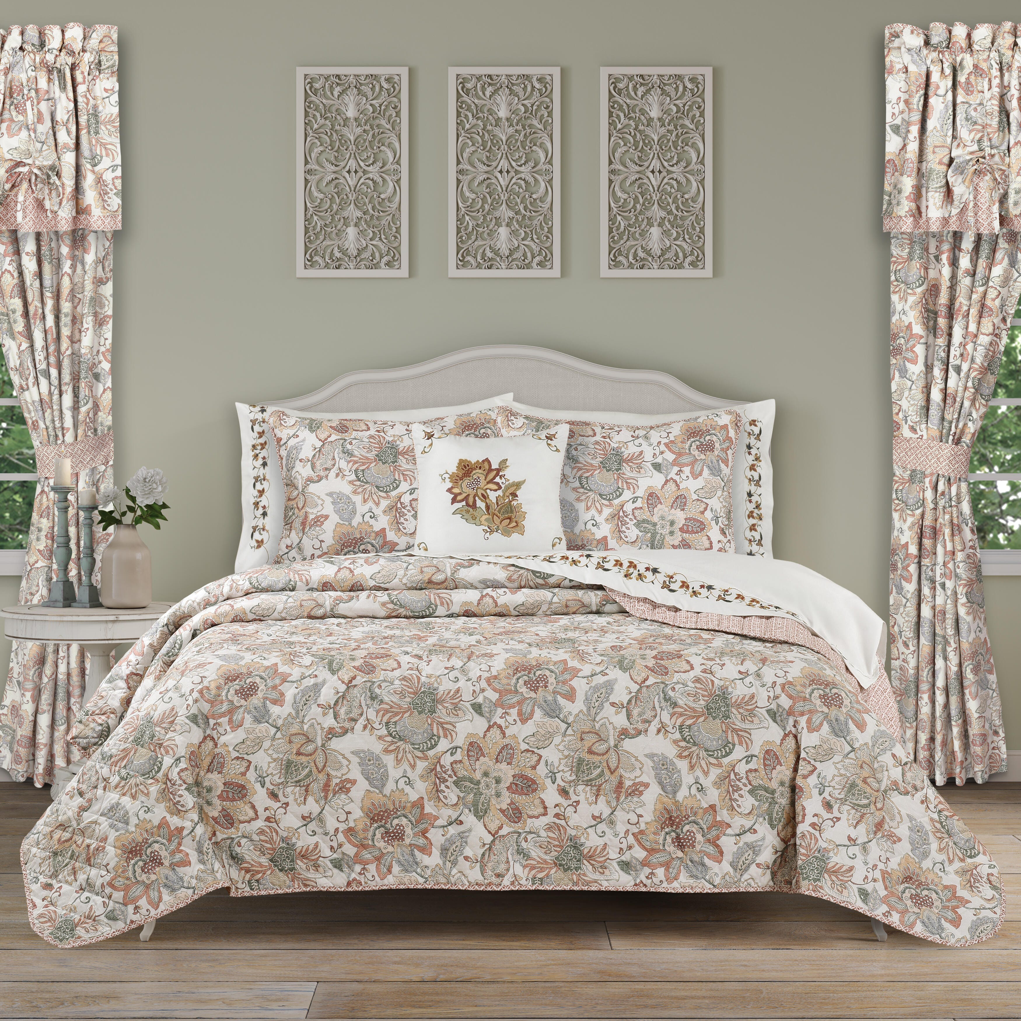 Click here for Royal Court Janessa 2 Piece Twin Quilt Set  Spice prices