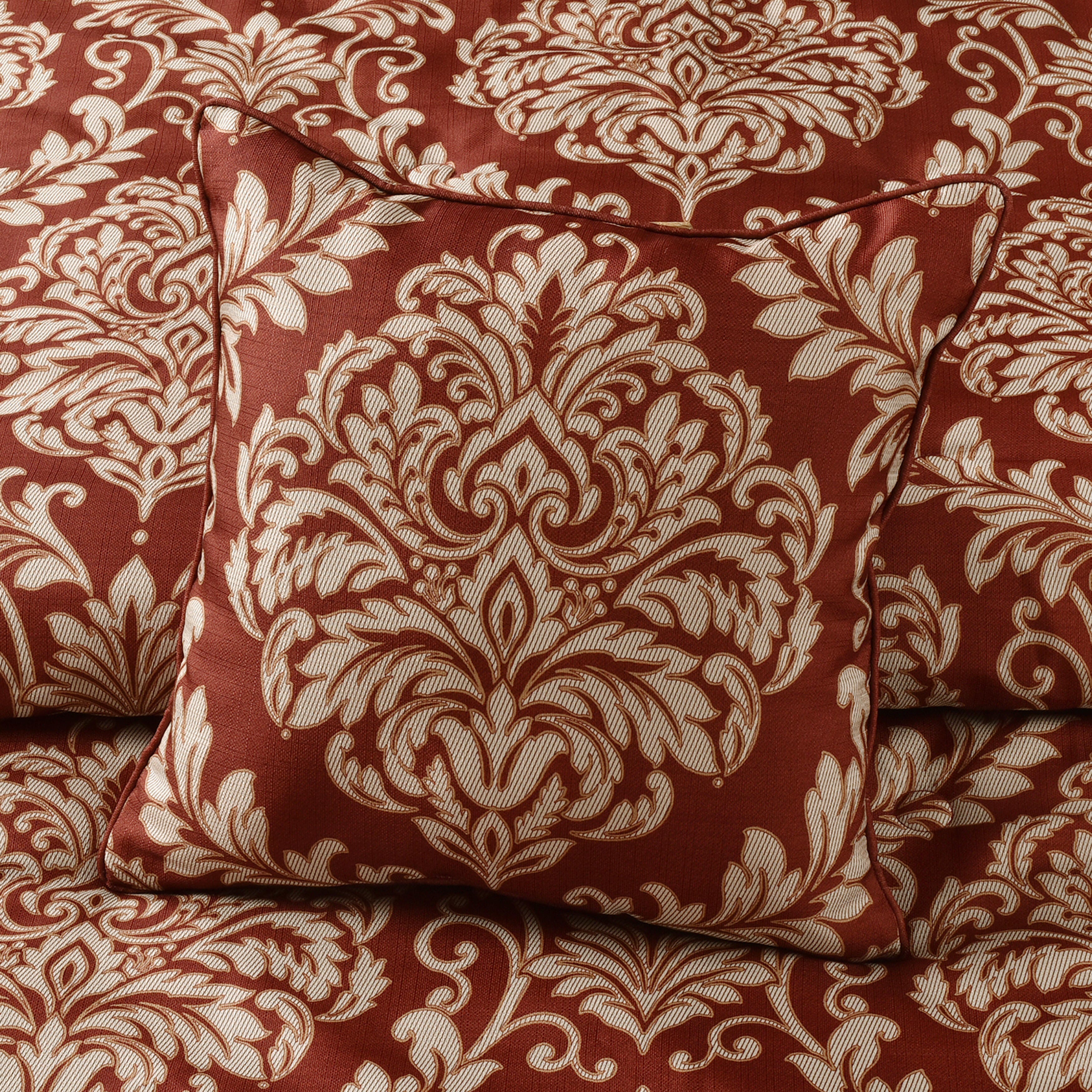 Click here for Royal Court Lazia 20 Square Throw Pillow  Red prices