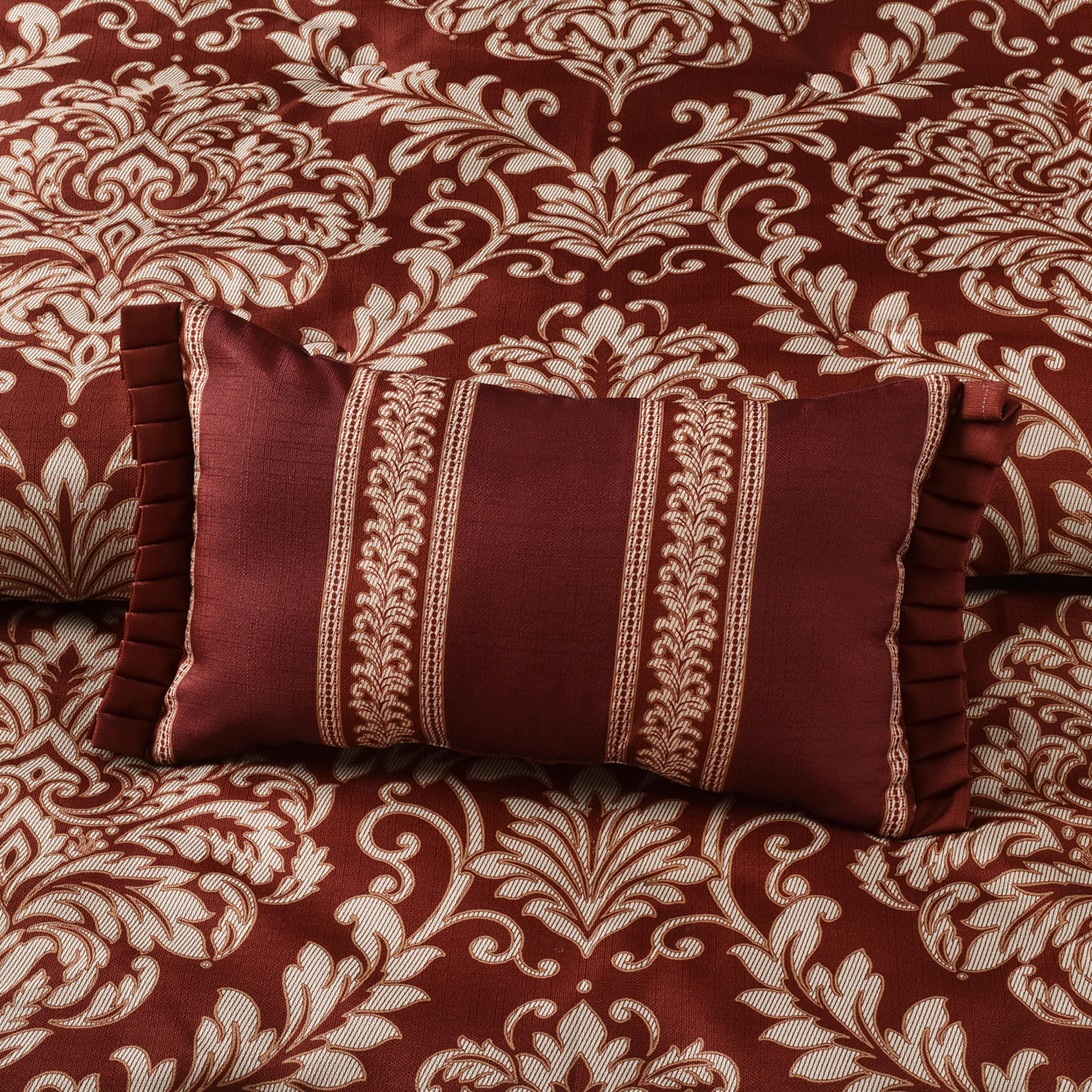 Click here for Royal Court Lazia Boudoir Throw Pillow  Red prices
