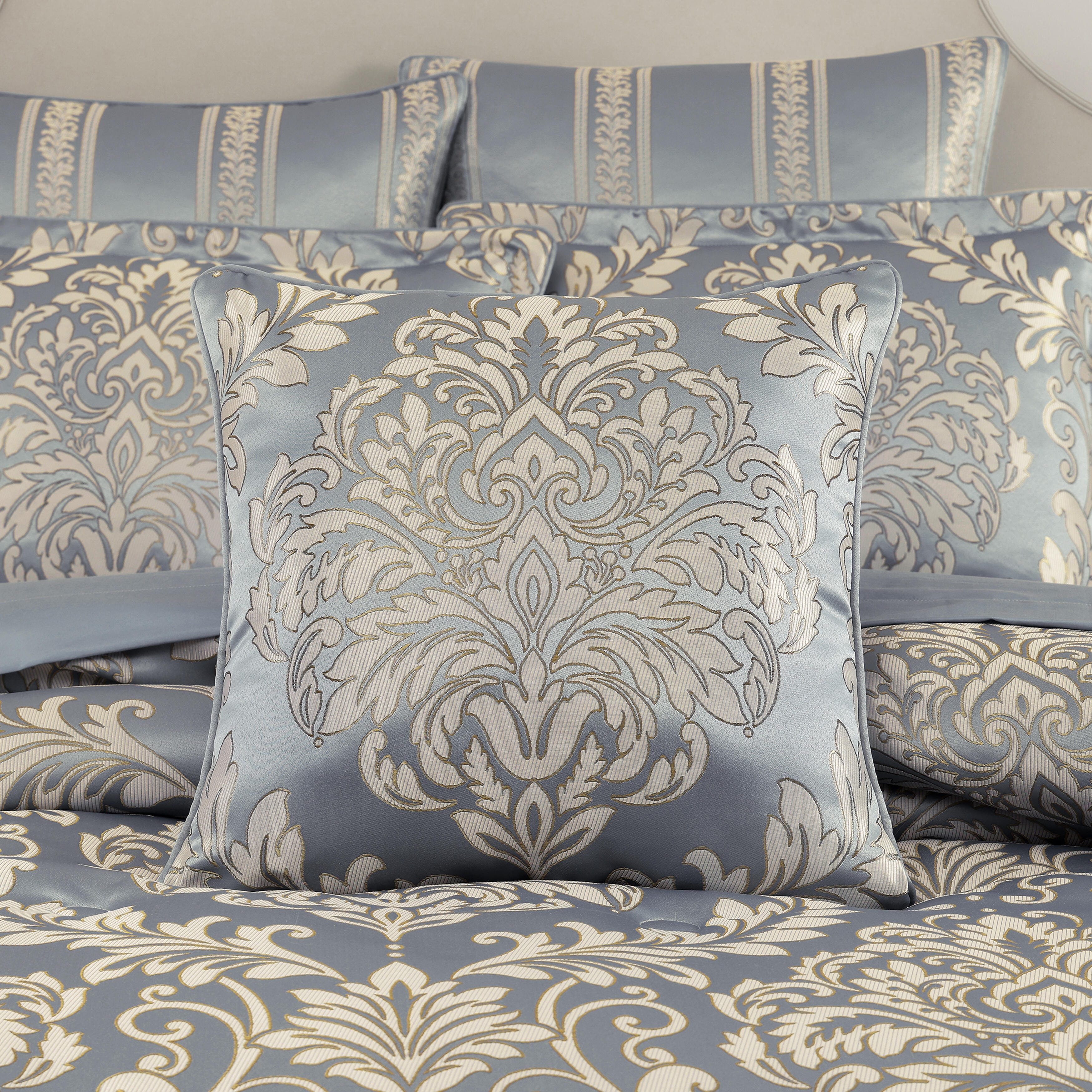 Click here for Royal Court Lorenzo 20 Square Throw Pillow  Blue prices