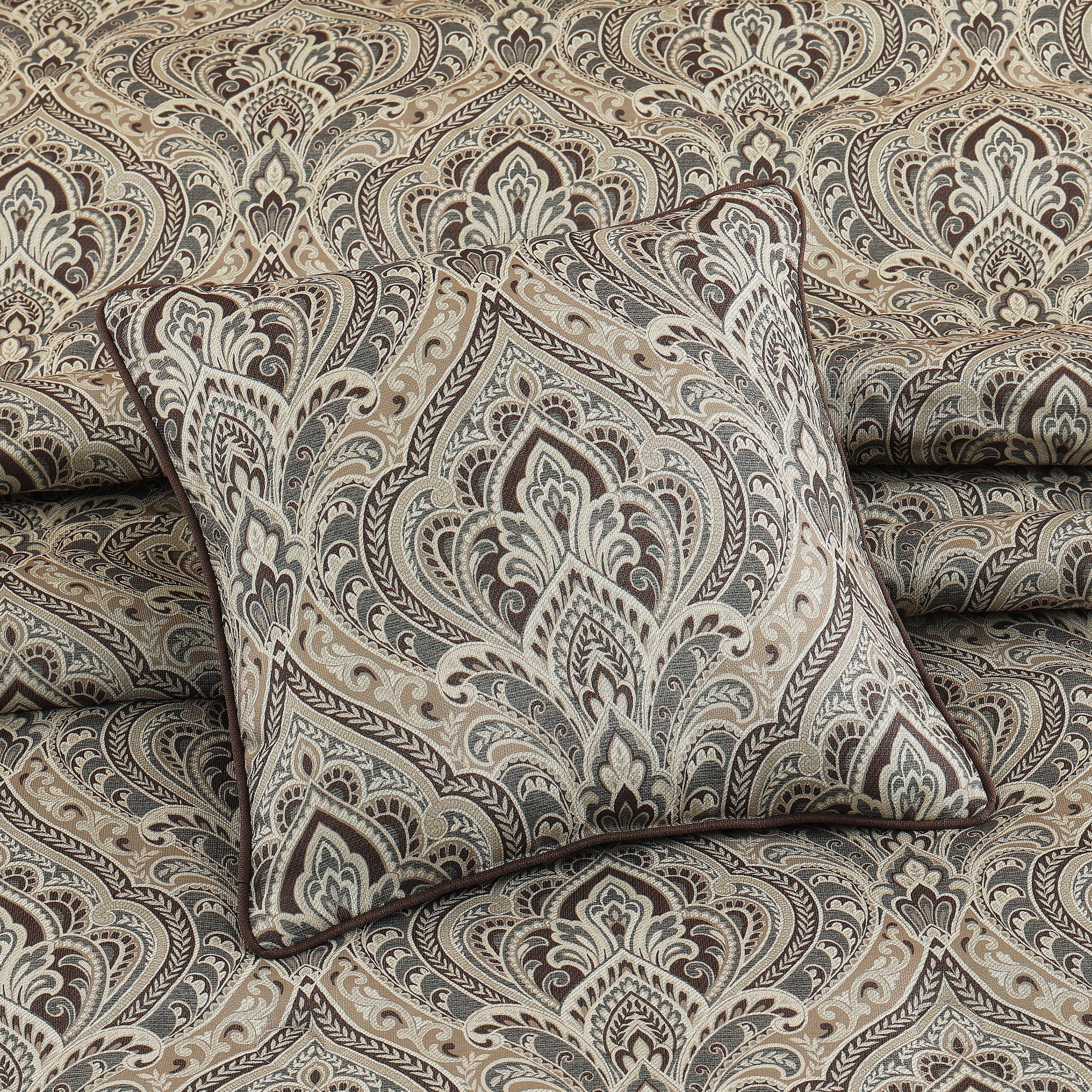 Click here for Royal Court Maren 18 Square Throw Pillow  Chocolat... prices