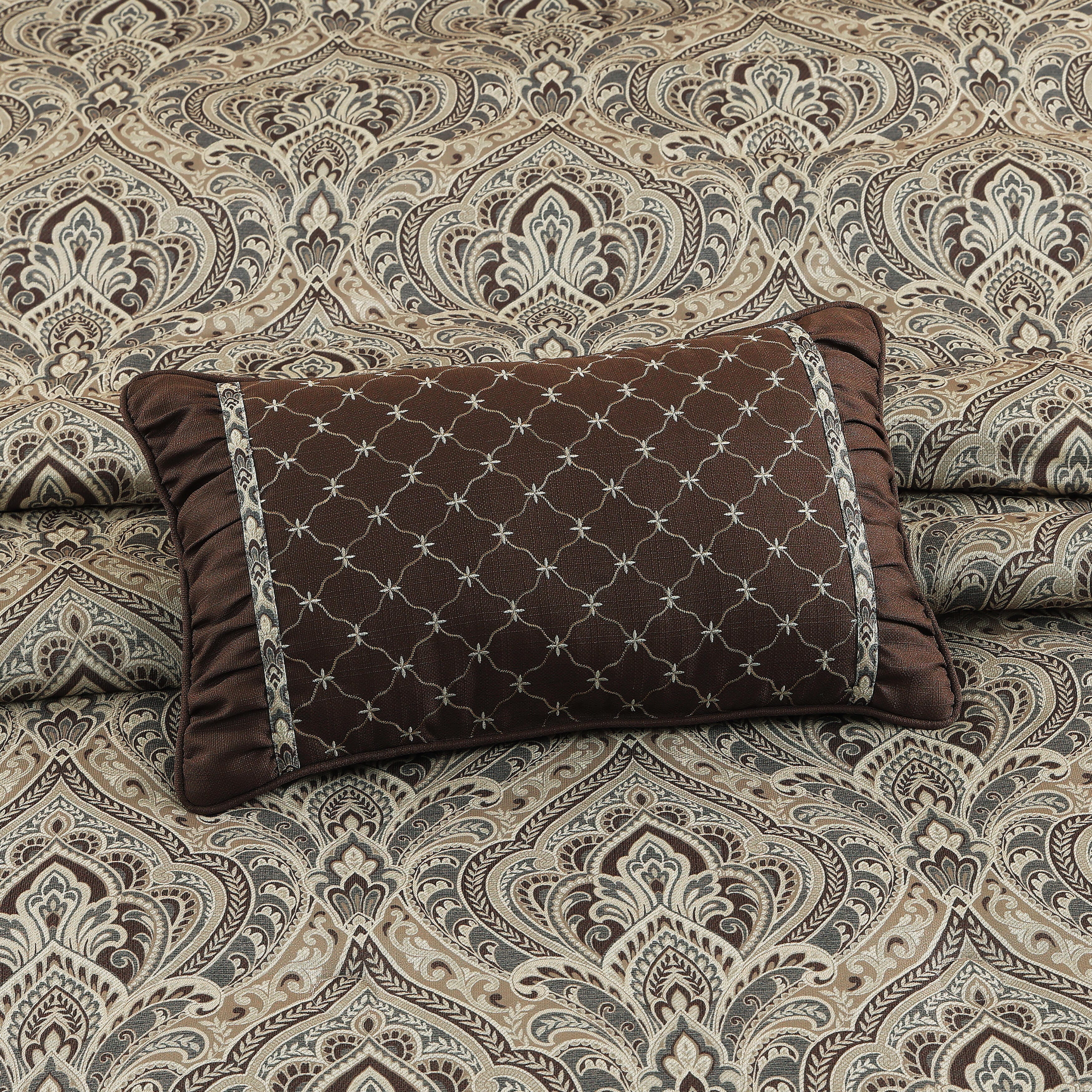 Click here for Royal Court Maren Boudoir Throw Pillow  Chocolate prices