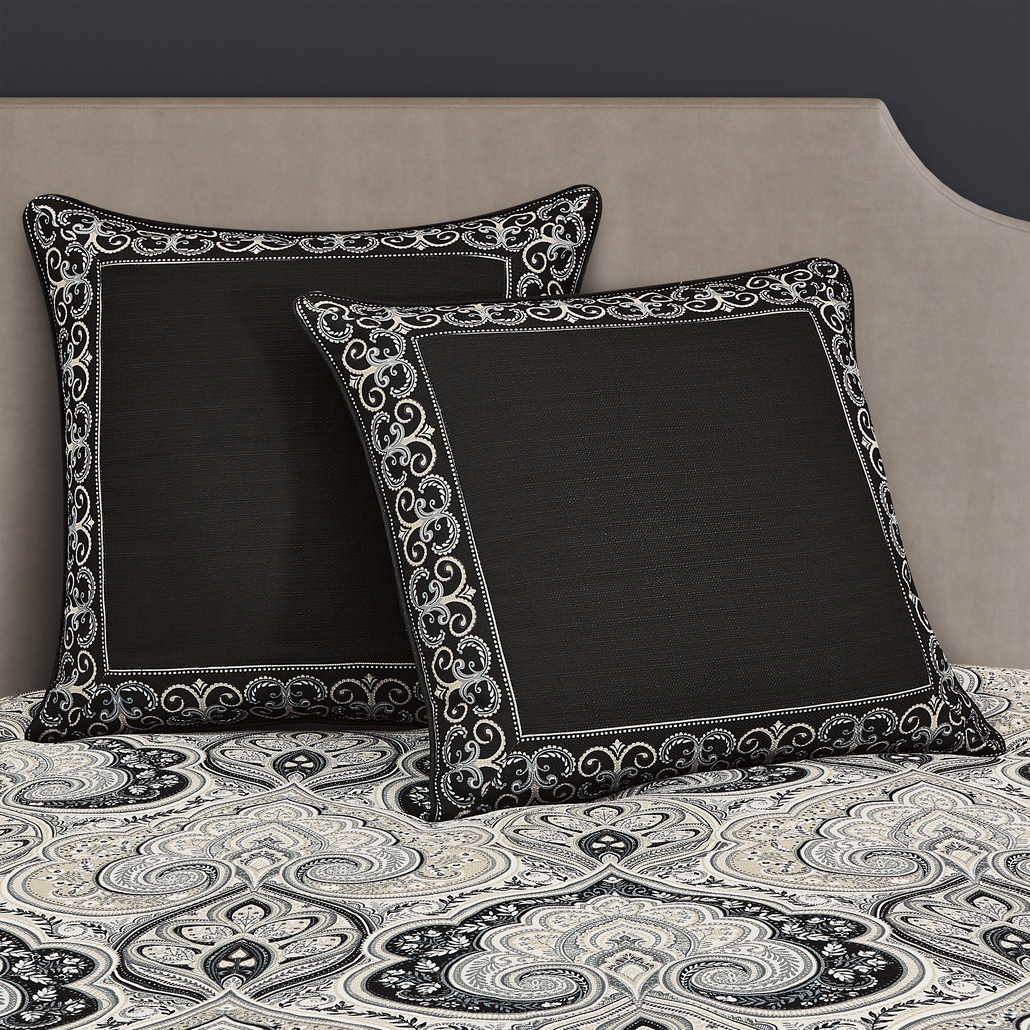 Click here for Royal Court Messina Euro Sham  Black prices