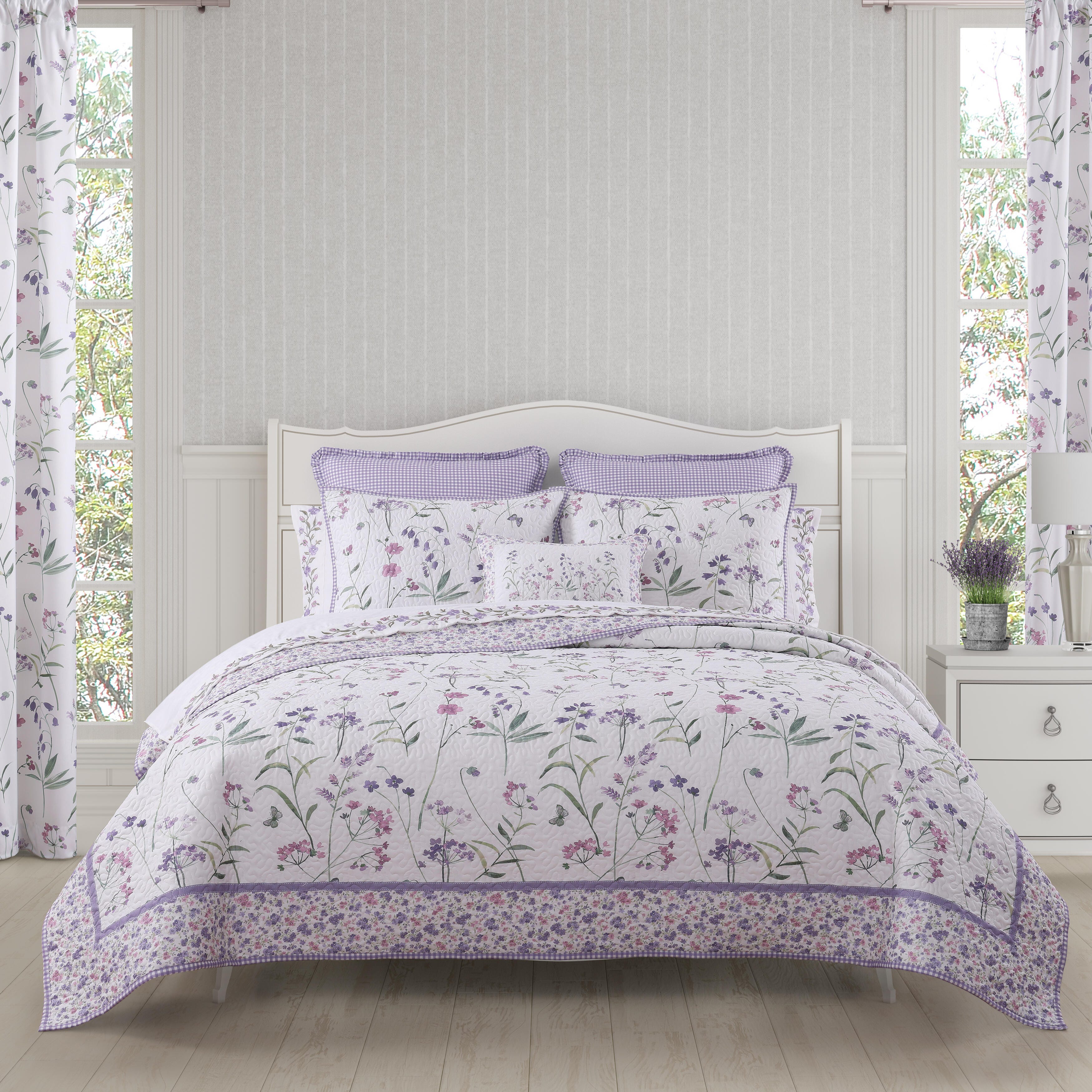 Click here for Royal Court Nola 2 Piece Twin Quilt Set  Lilac prices