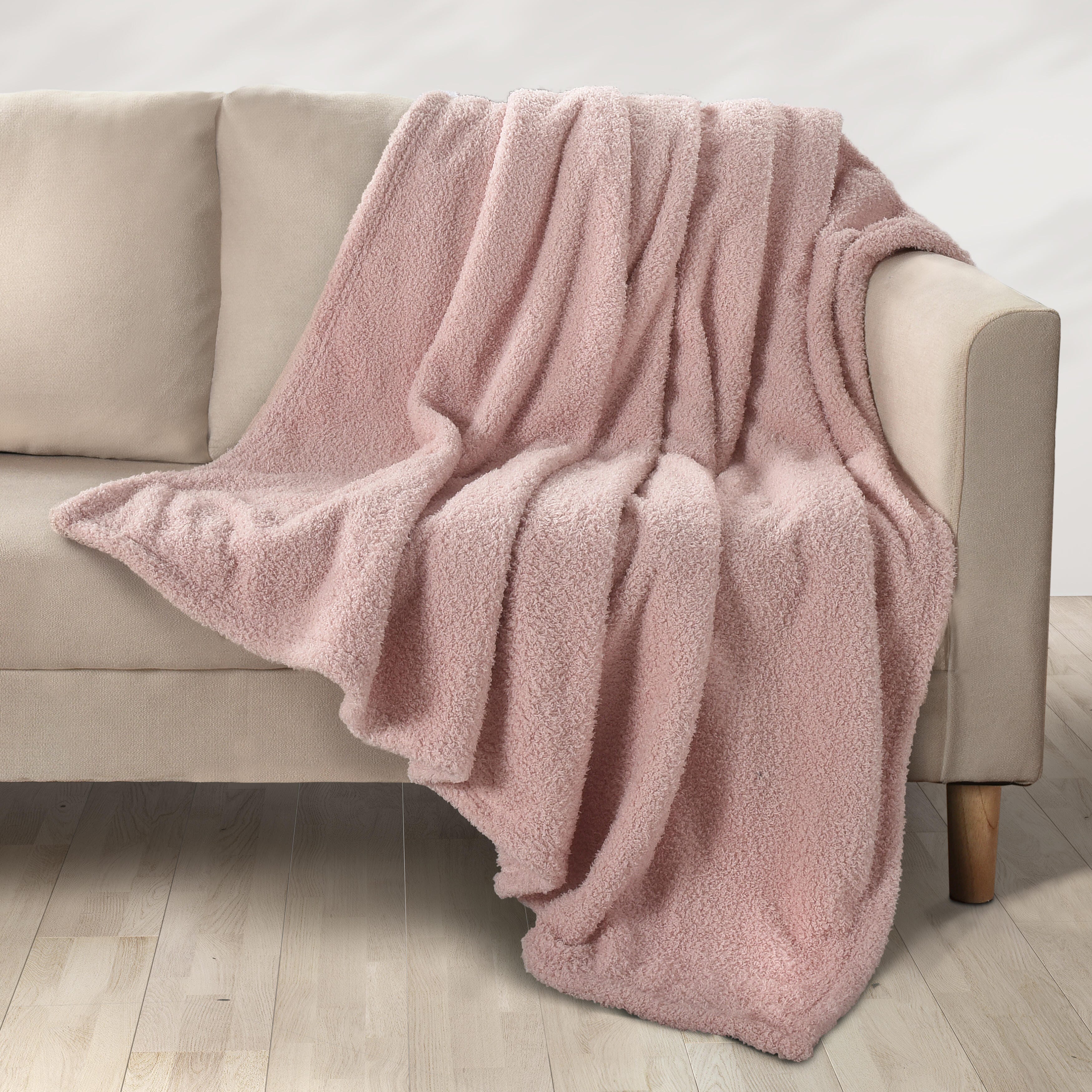 Click here for J. Queen Bold Cozy Throw  Blush prices