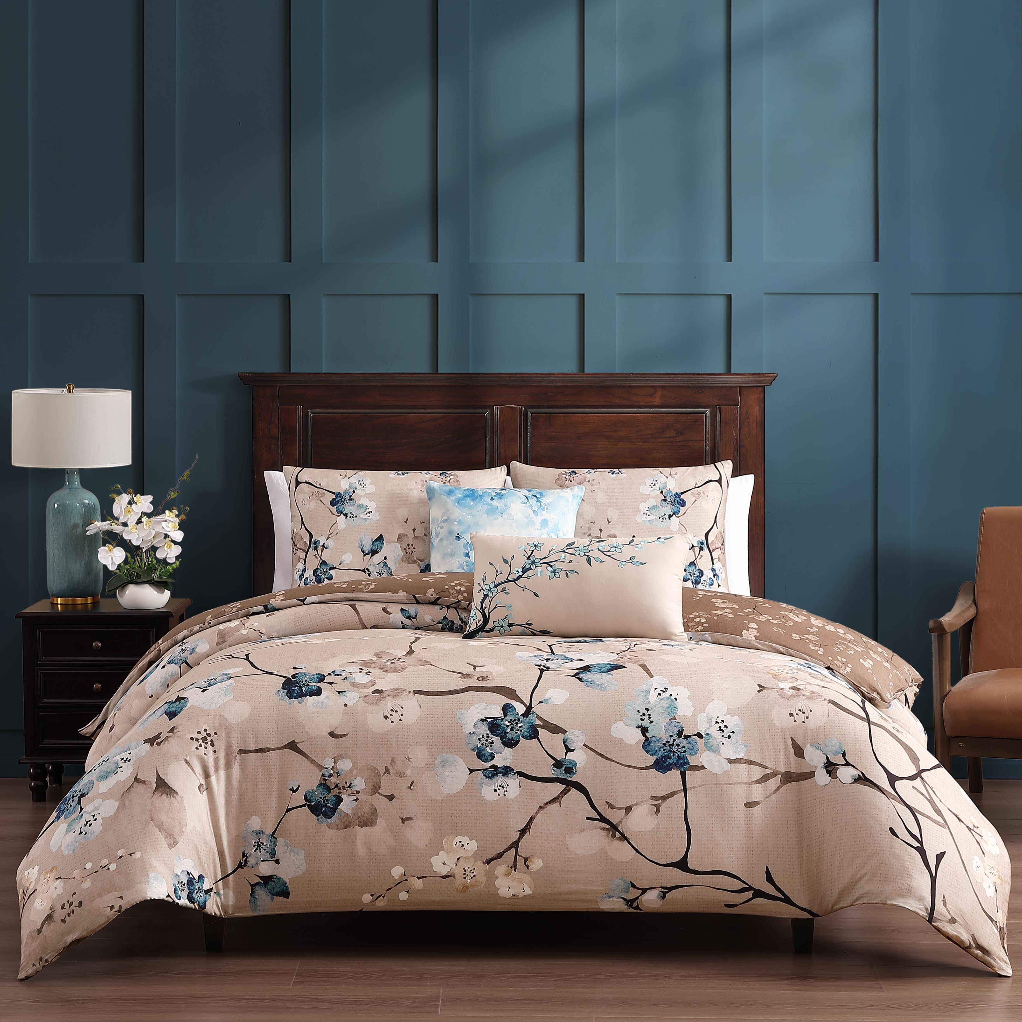 Click here for Bebejan® Blue Blossom 5 Piece Reversible Comforter... prices