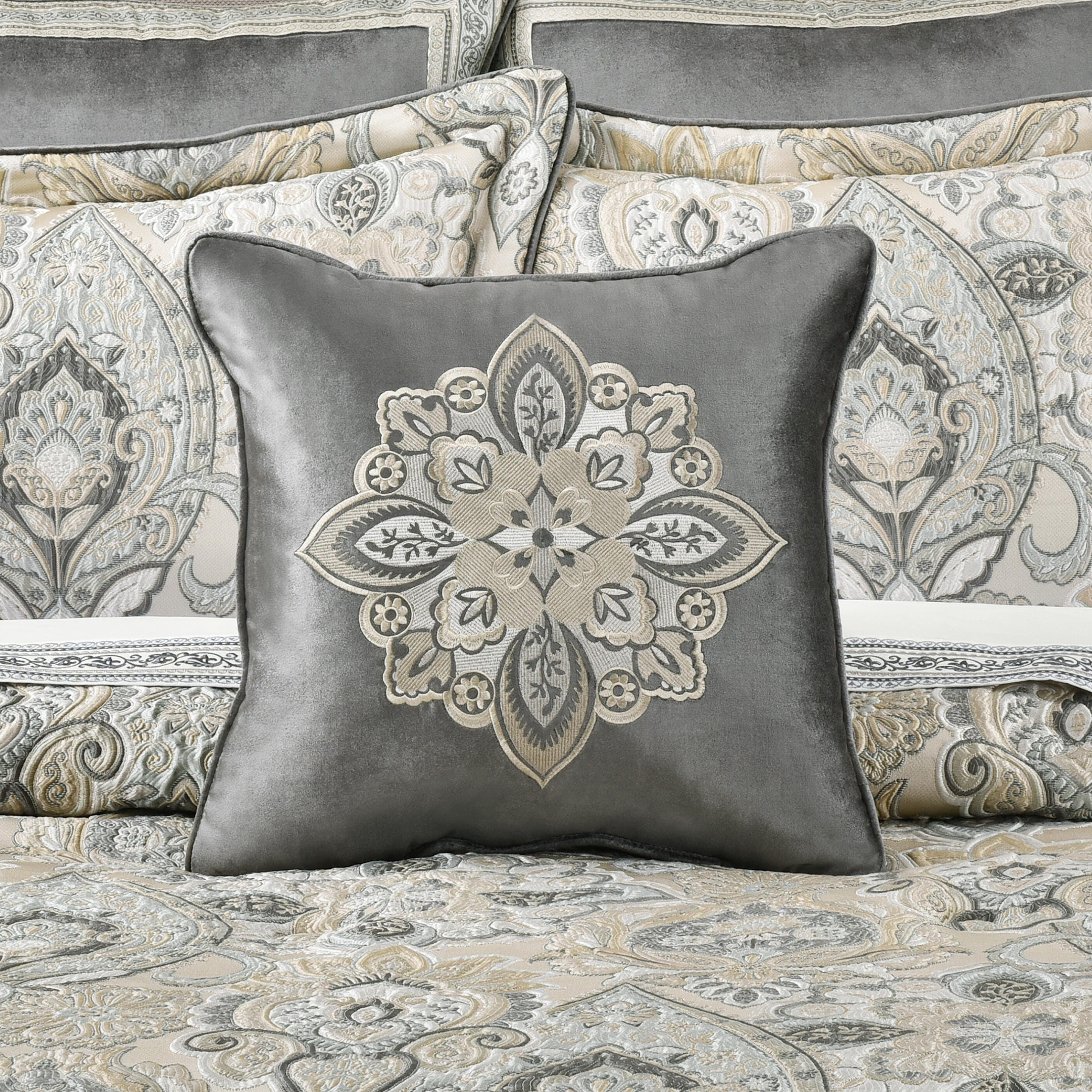 Click here for J. Queen New York Annabelle Embellished Throw Pill... prices