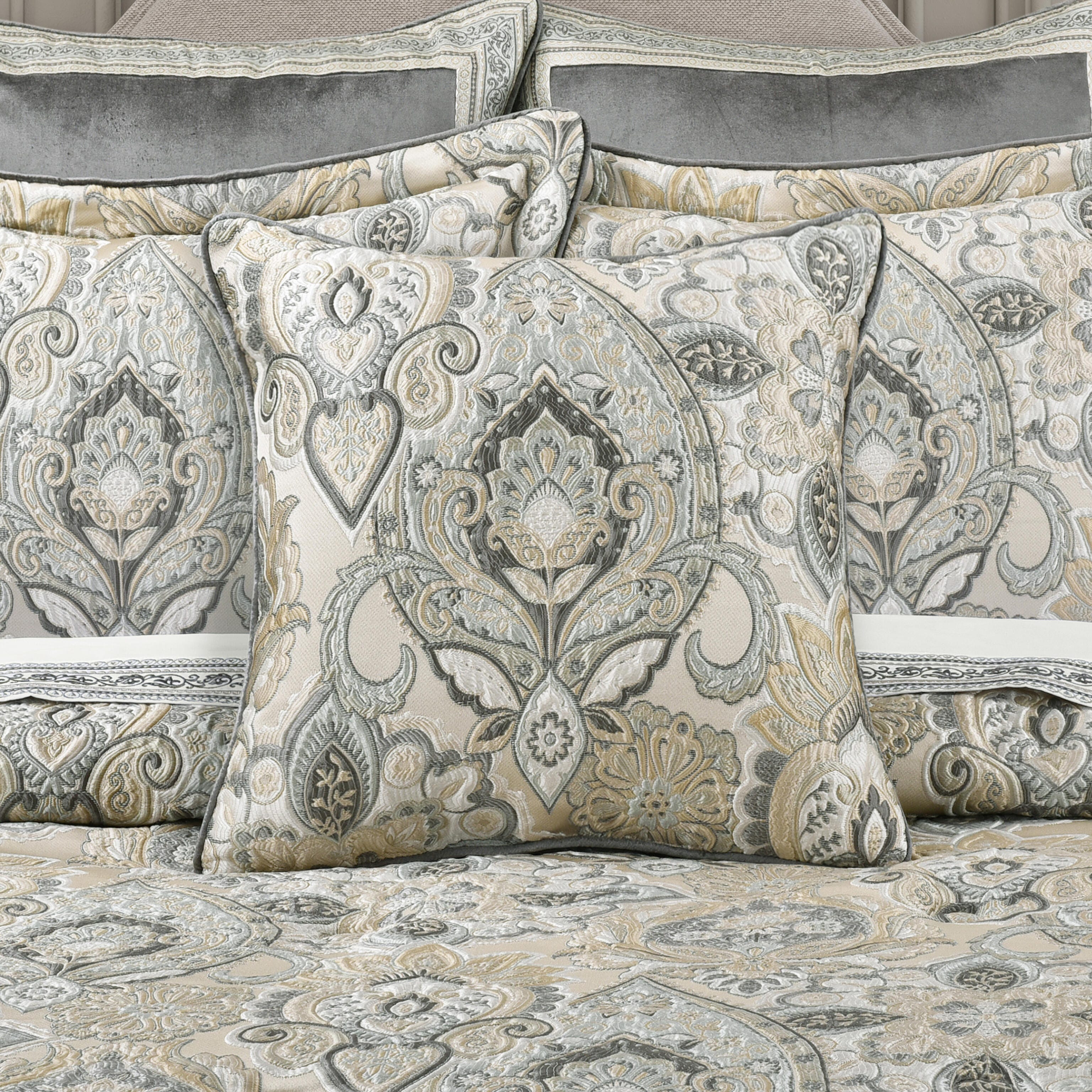 Click here for J. Queen New York Annabelle 20 Throw Pillow  Green prices