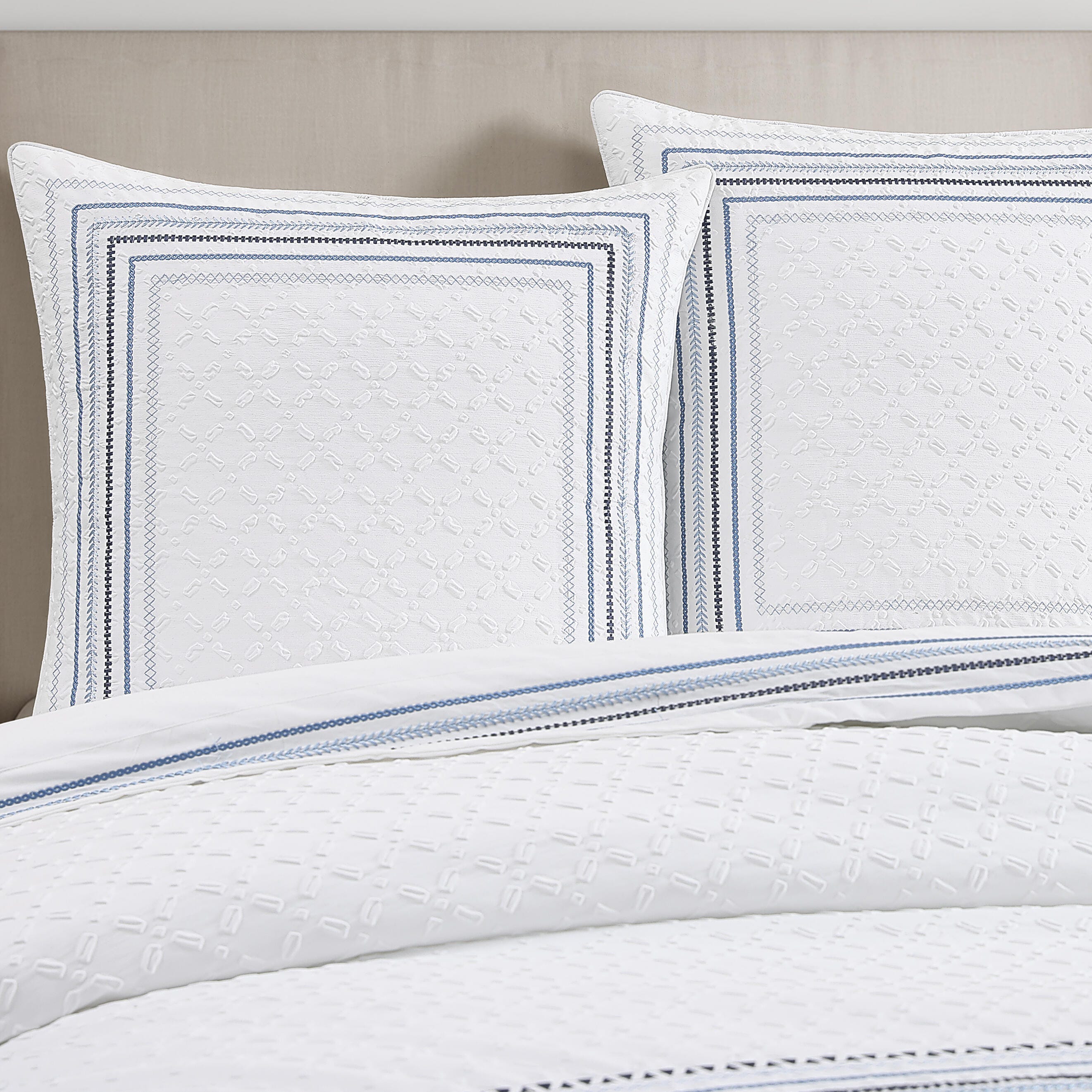 Click here for J. Queen New York Bayside Euro Sham  Blue prices