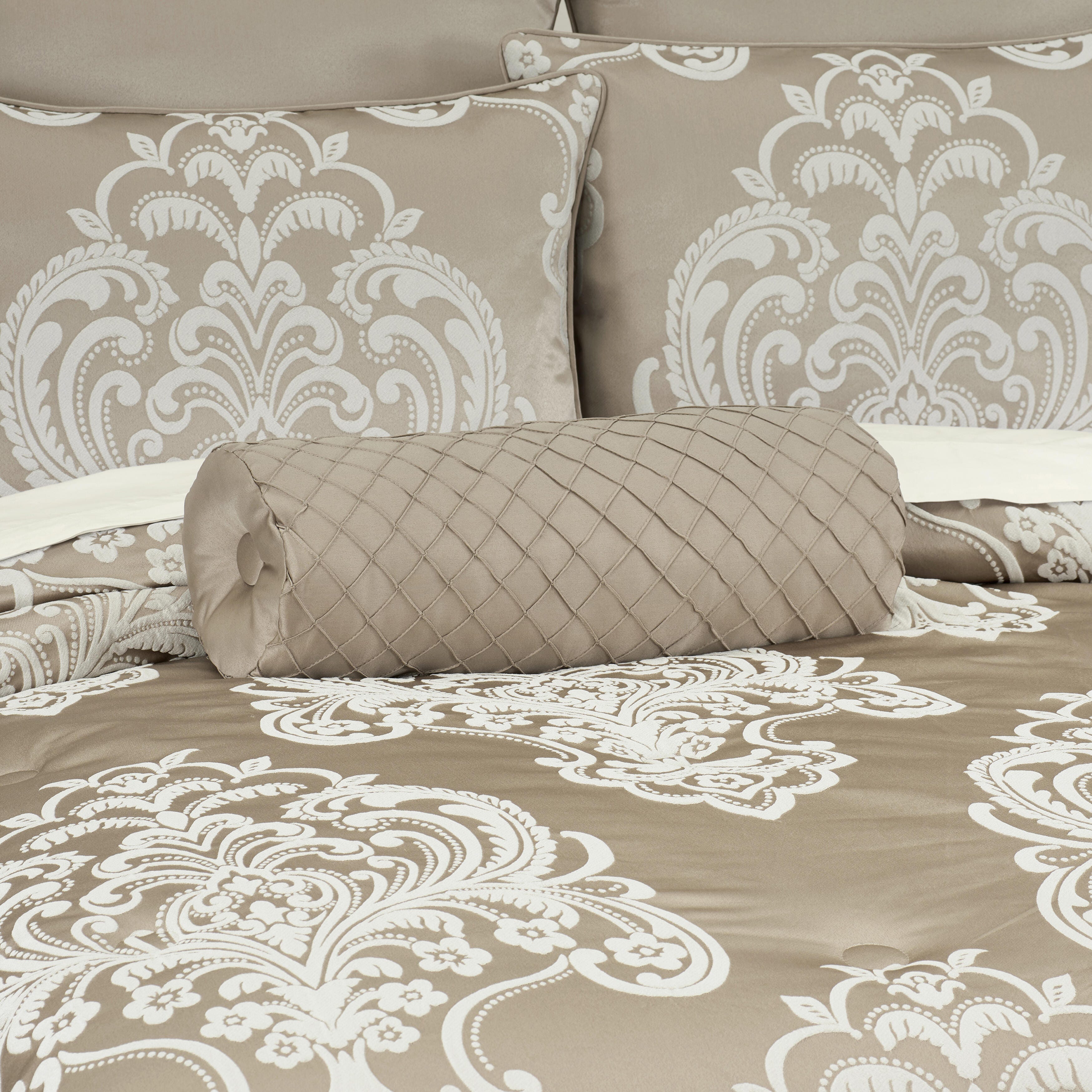 Click here for Royal Court Potenza Bolster Throw Pillow  Sand prices