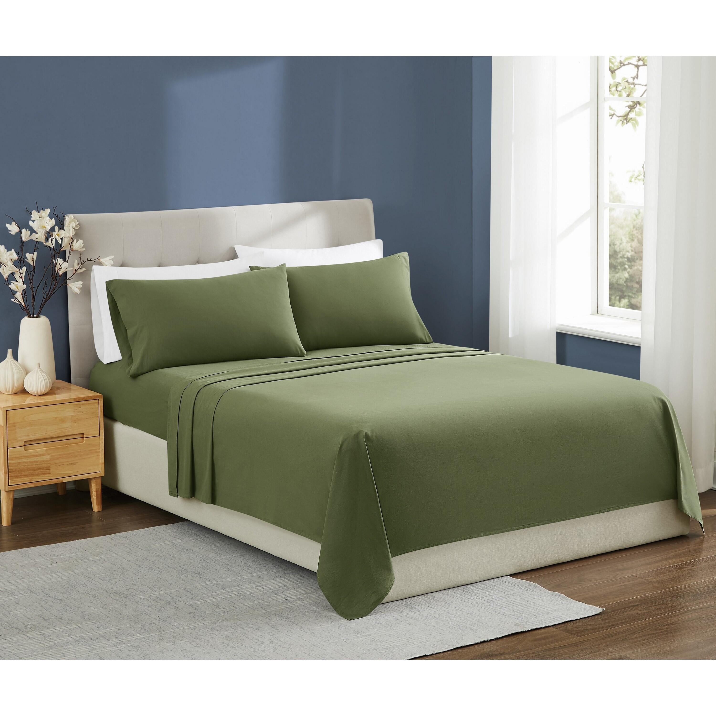 Click here for Brooklyn Loom Essential 2-Piece Twin XL Sheet Set... prices