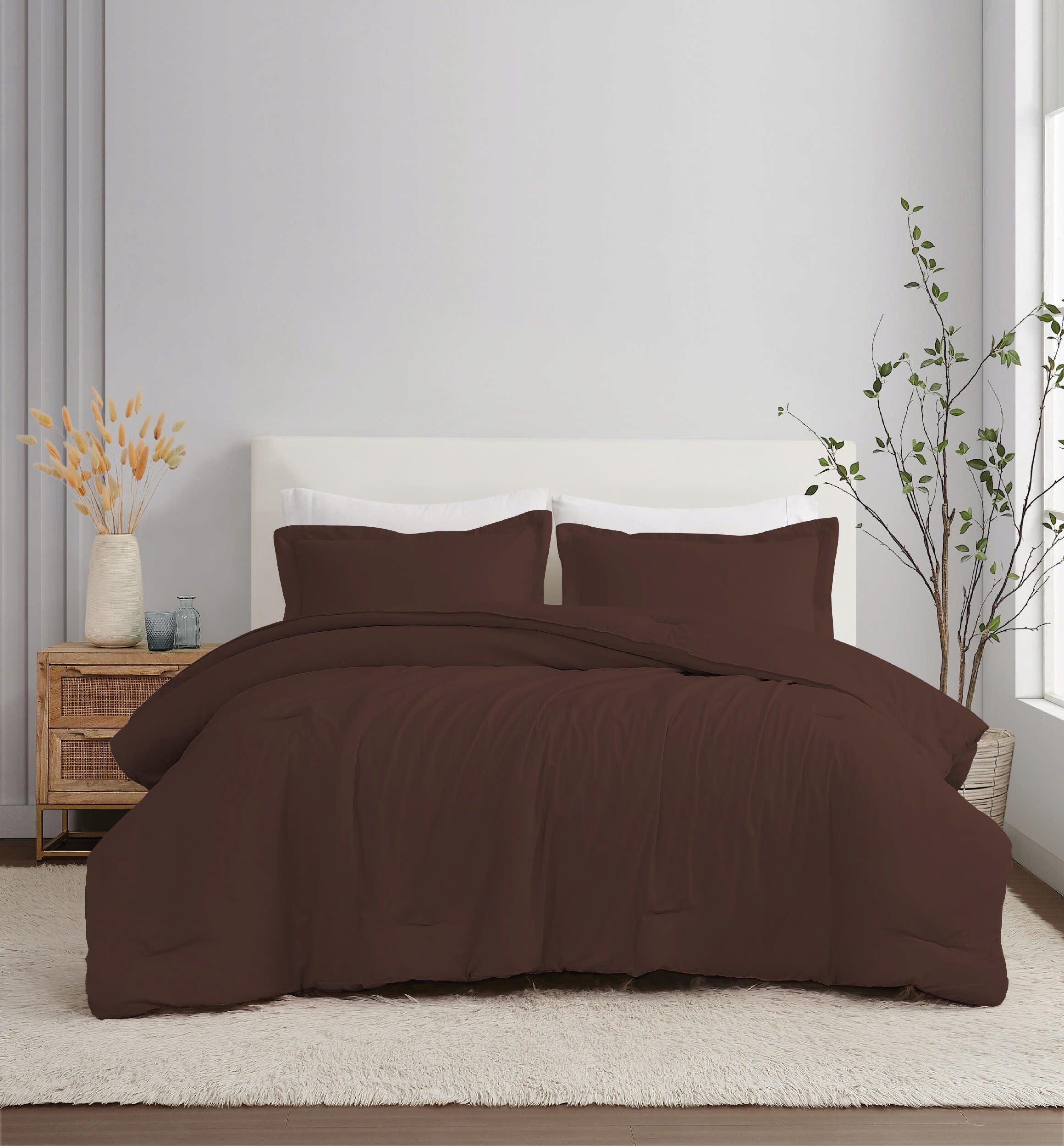 Click here for Brooklyn Loom Solid 3-Piece King Comforter Set  Br... prices