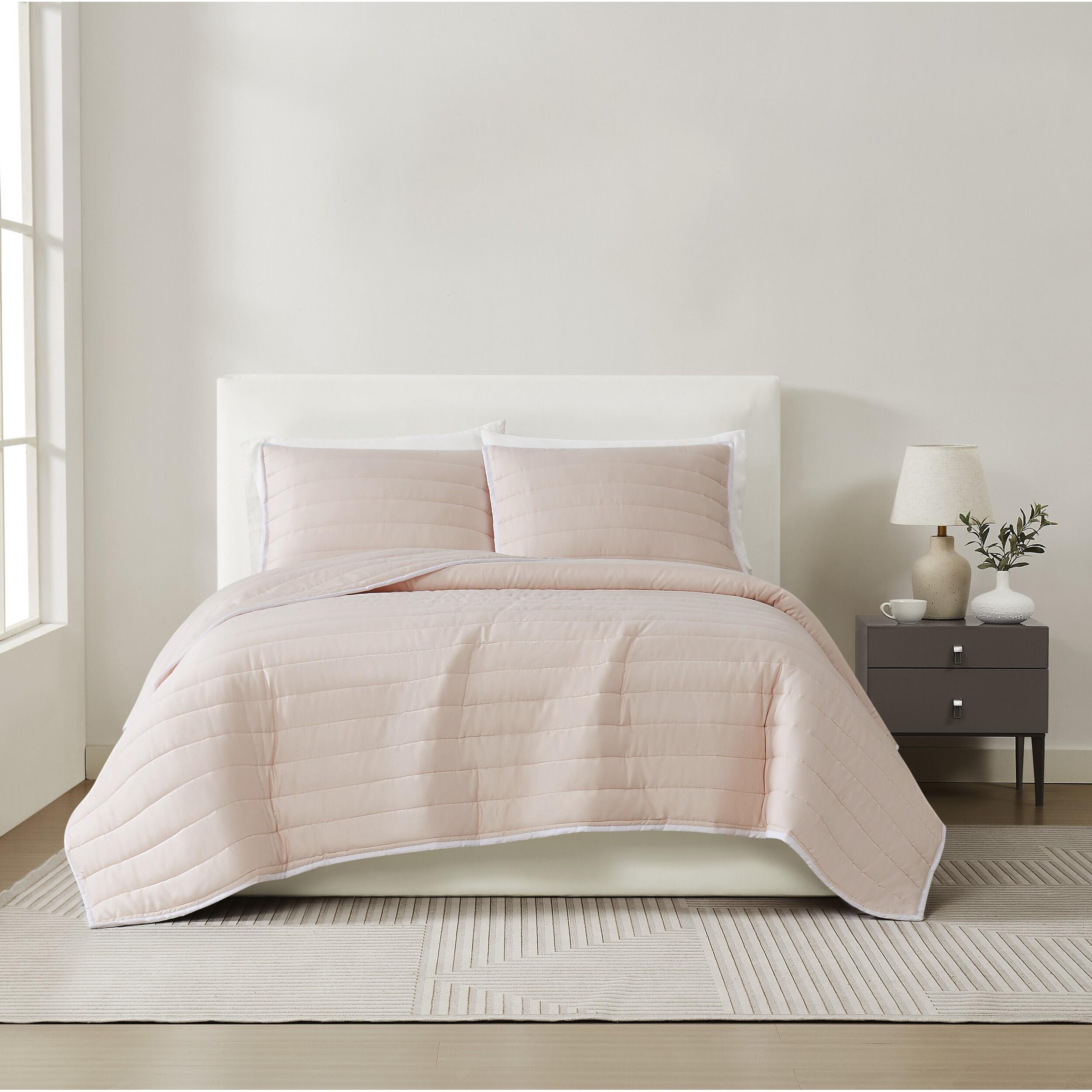 Click here for Christian Siriano NY 2-Piece Twin Quilt Set  Blush prices